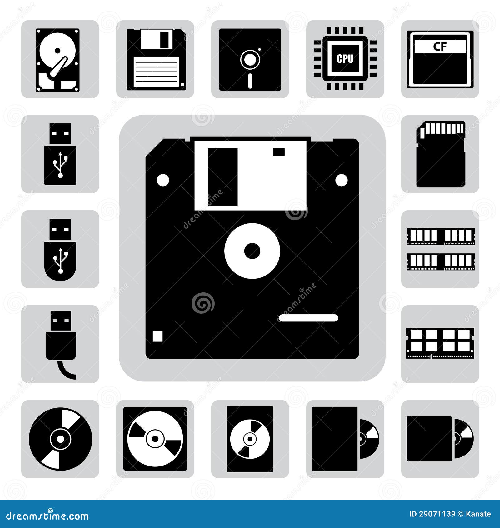 Storage Icons In Line Design Blue. Container, Warehouse, Box, Pallet ...