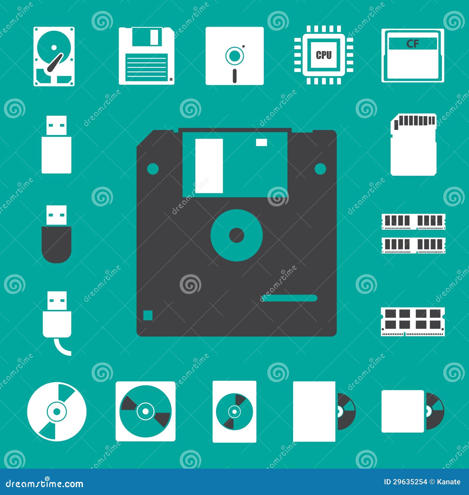 Storage Icons In Line Design Blue. Container, Warehouse, Box, Pallet ...