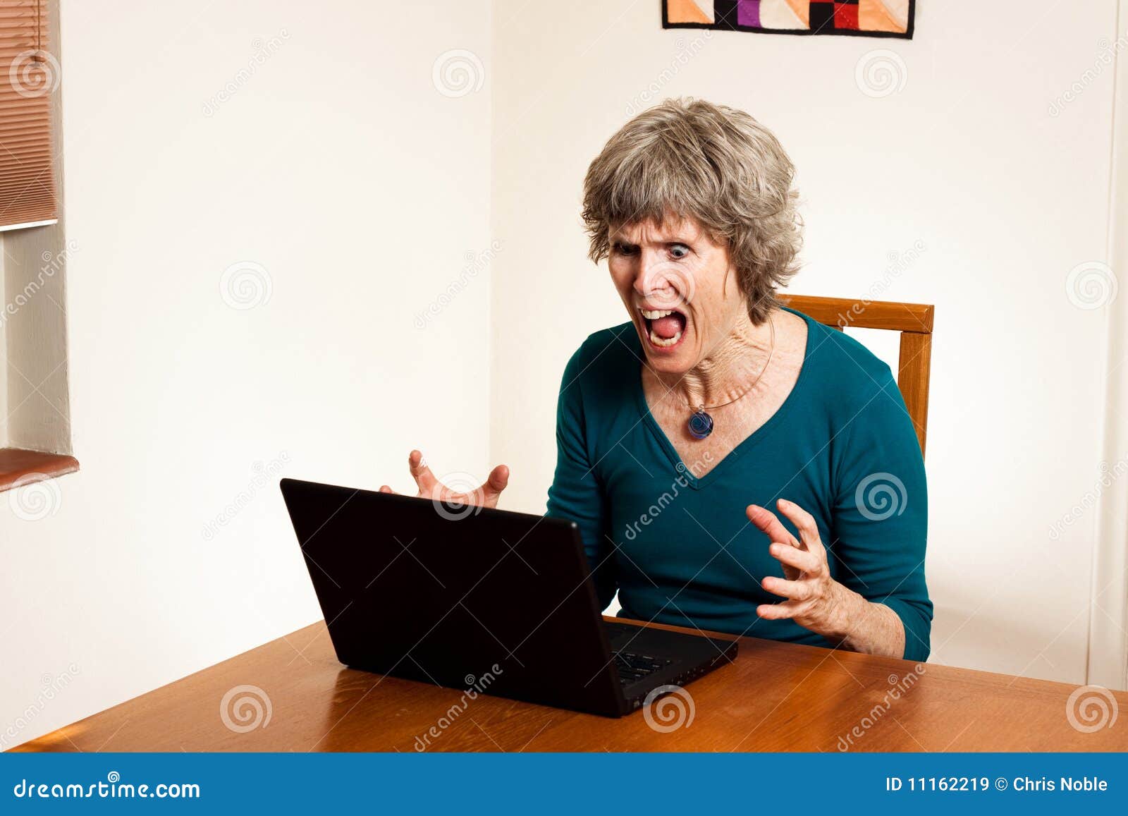 Computer stress stock image. Image of pensioner, person - 11162219