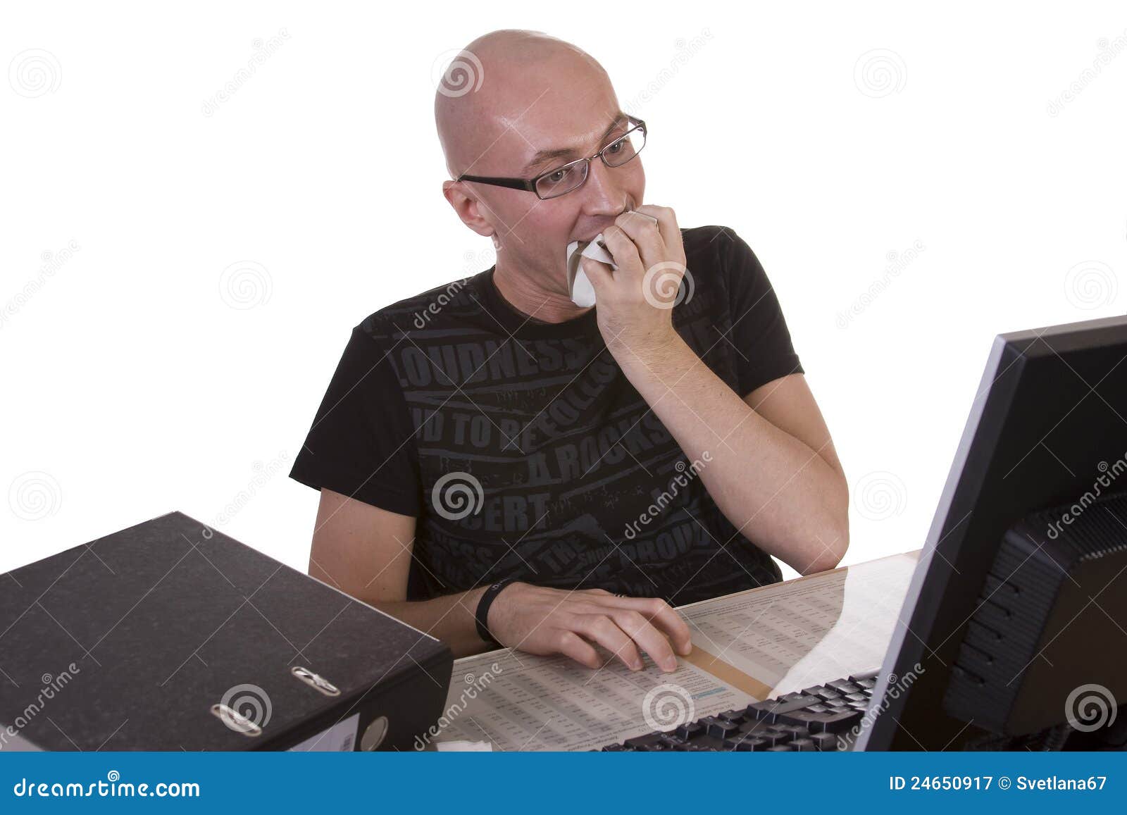 Computer Stress stock image. Image of computer, disaster - 24650917