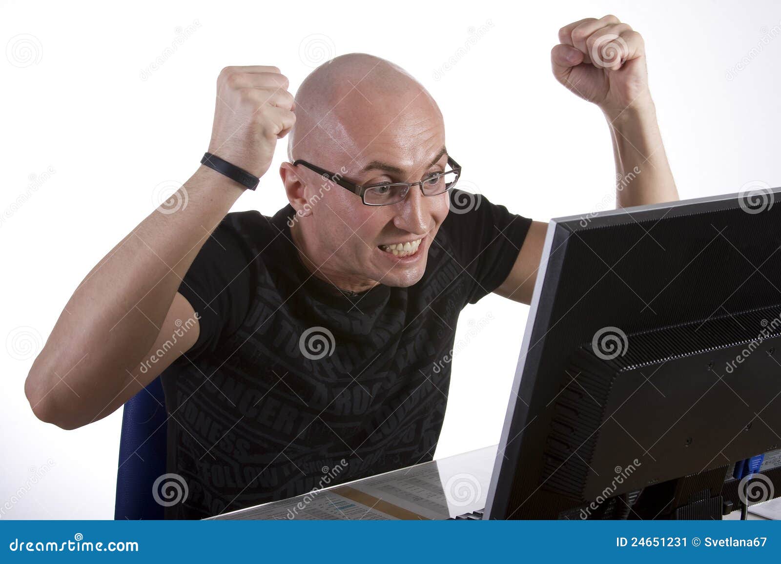 Computer Stress stock image. Image of unrecoverable, screen - 24651231