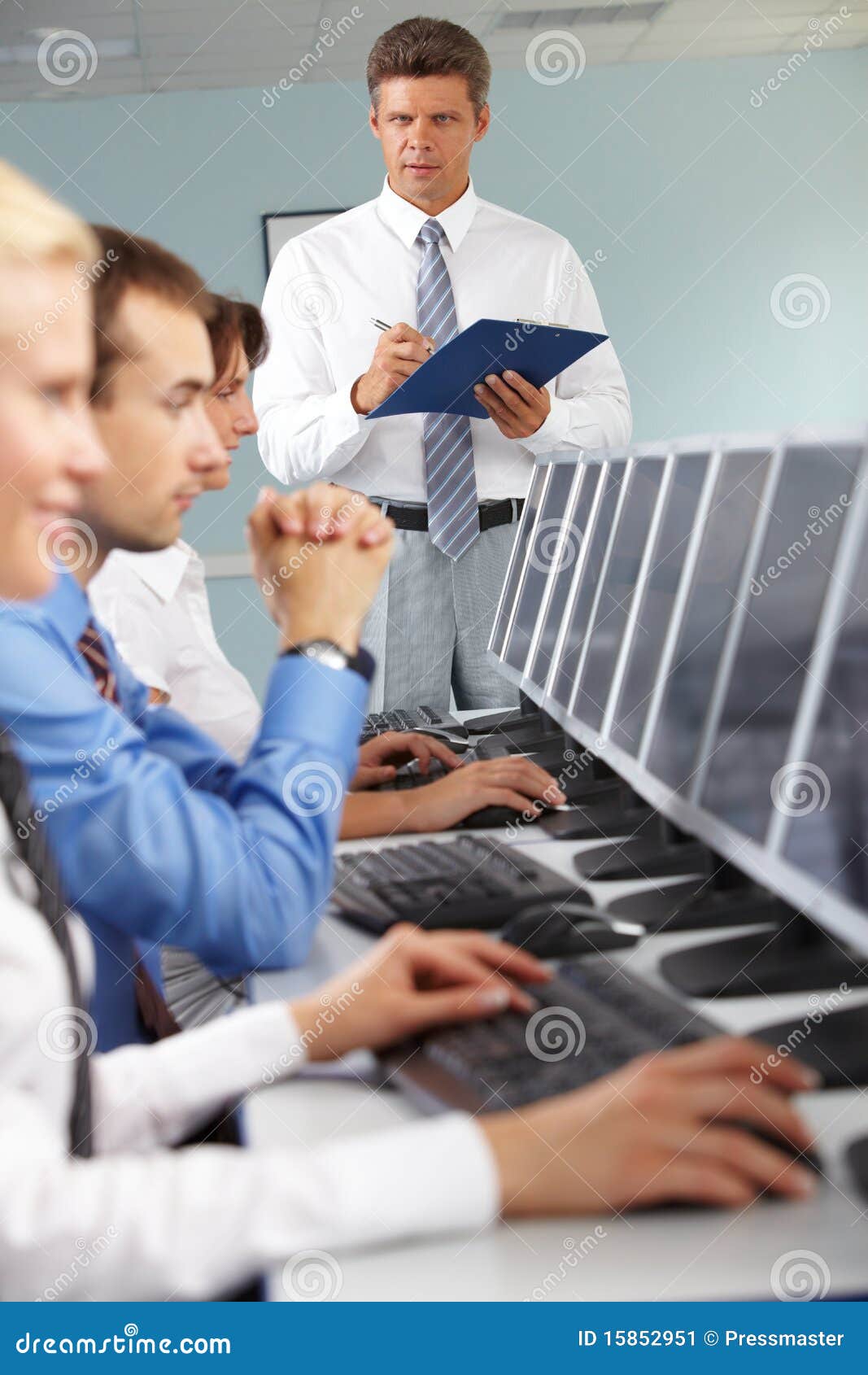 Computer studies stock image. Image of place, clipboard - 15852951