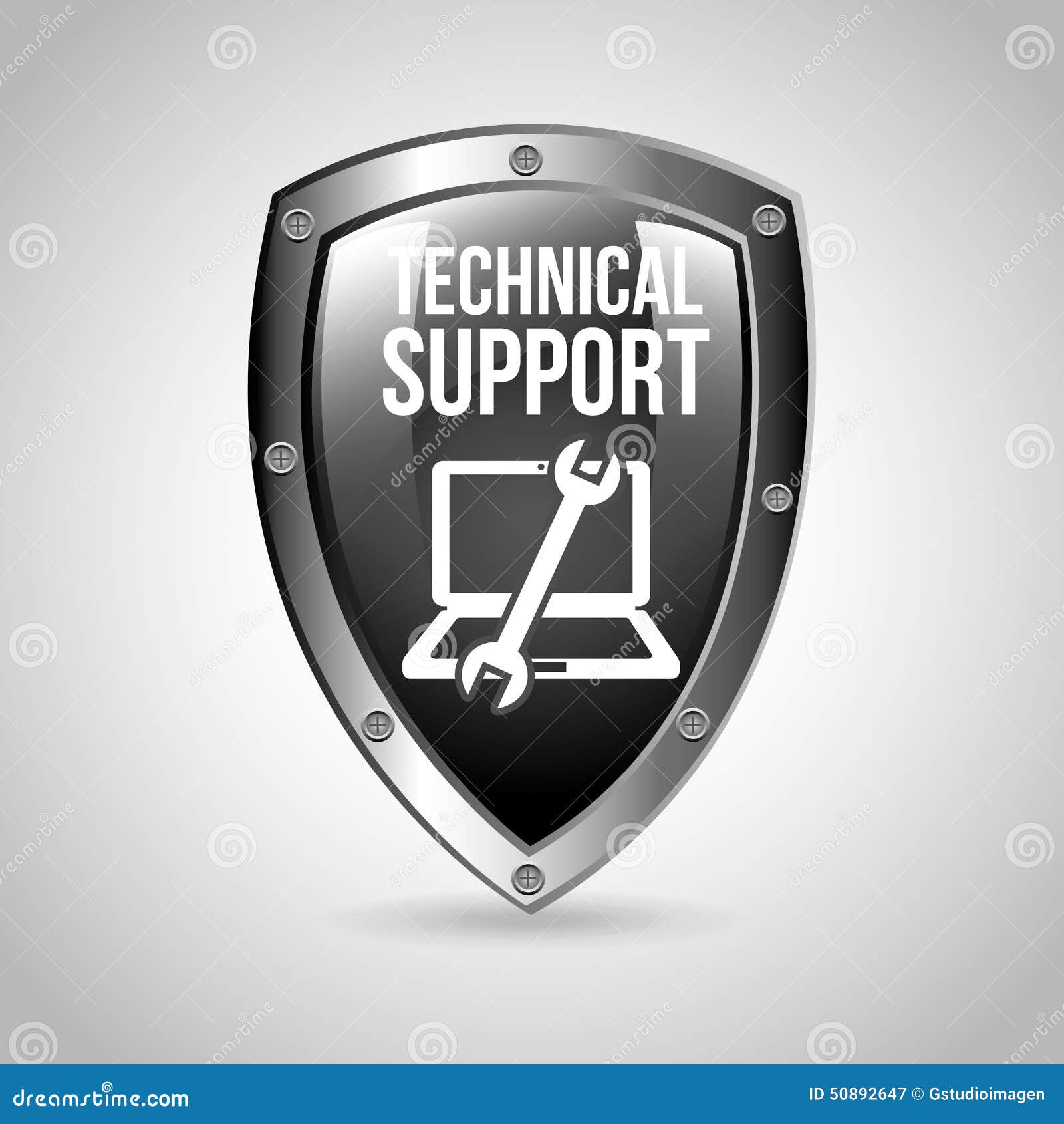 Computer support stock vector. Illustration of toolkit - 50892647
