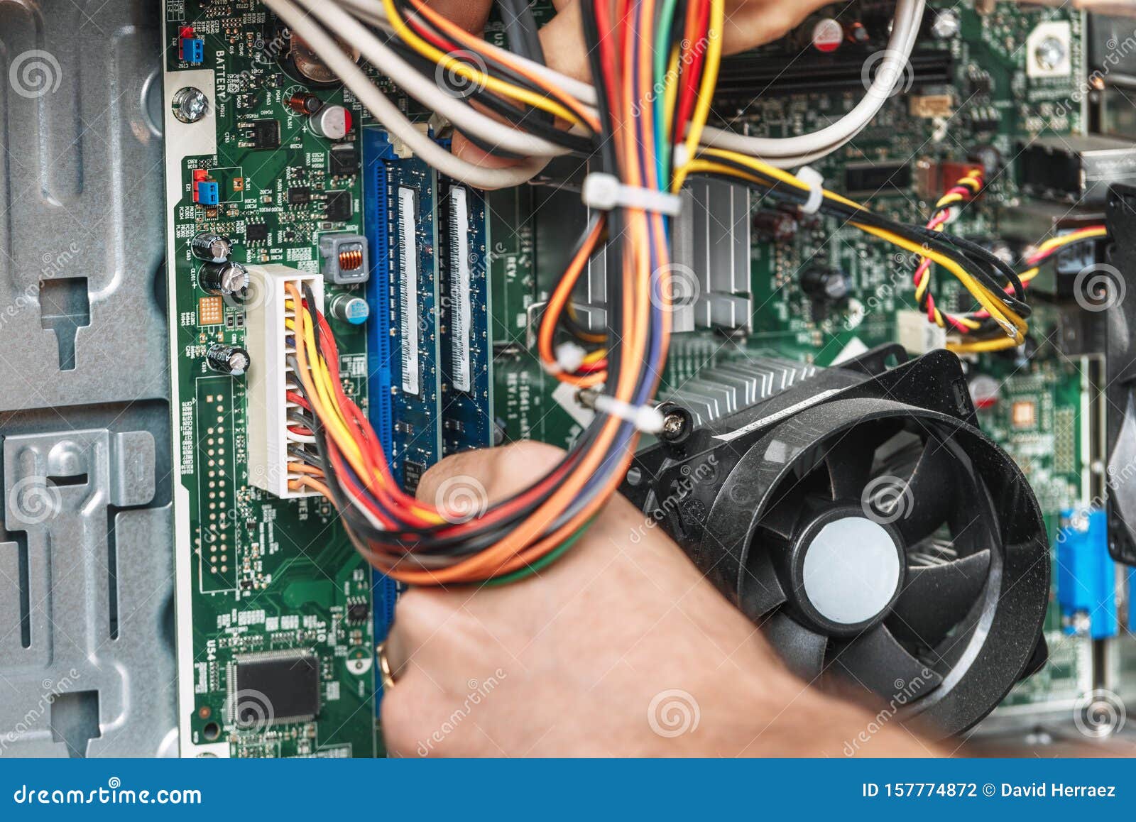 Computer Support Engineer. Upgrading the RAM Internal Memory Chip of a ...