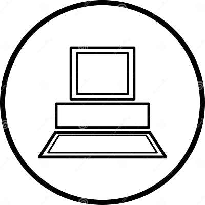 Computer symbol stock vector. Illustration of archive - 1774093