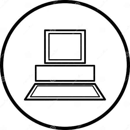 Computer symbol stock vector. Illustration of archive - 1774093