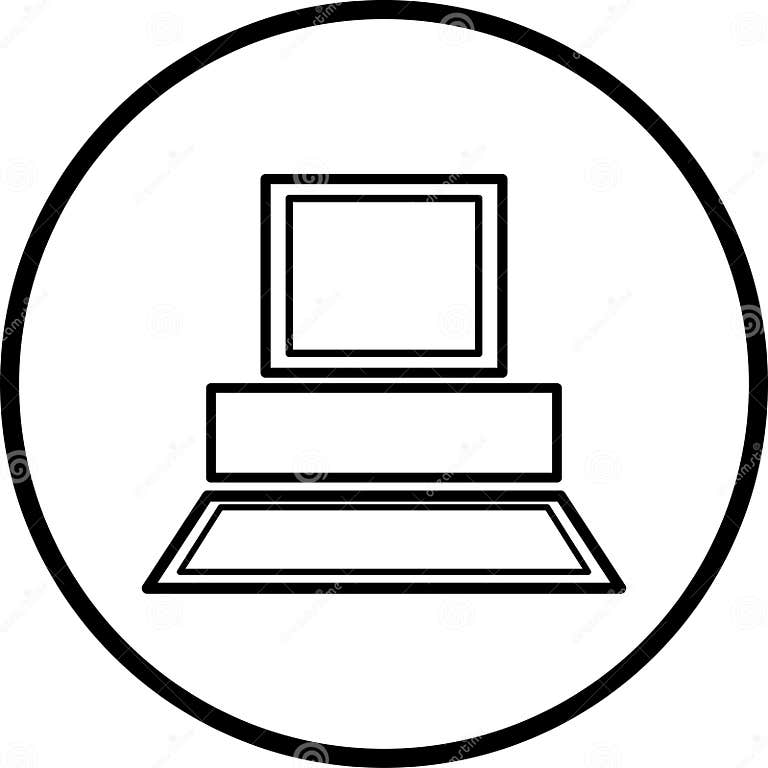 Computer symbol stock vector. Illustration of archive - 1774093