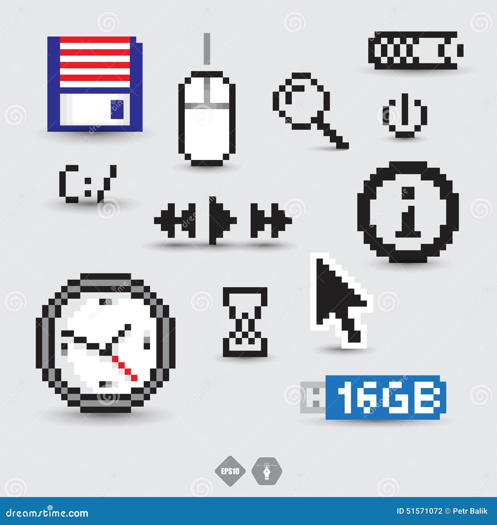 Computer symbols and icons stock illustration. Illustration of element ...