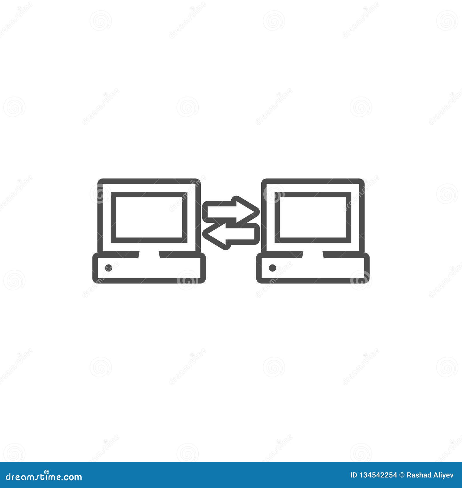 Computer Synchronization Icon. Element of Web for Mobile Concept and Web Apps Icon Stock ...