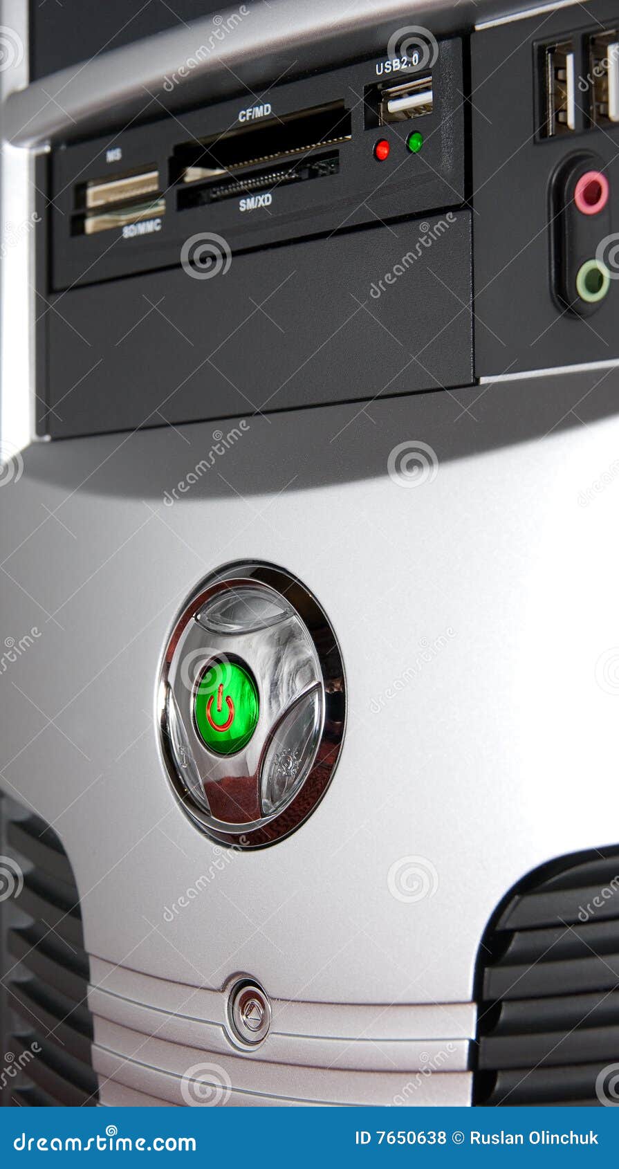 Computer system box stock photo. Image of light, electricity - 7650638