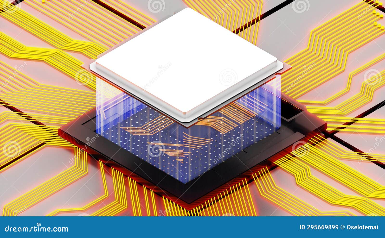 Computer System Connection Point,Abstract Technology of Central Processing Unit,working ...