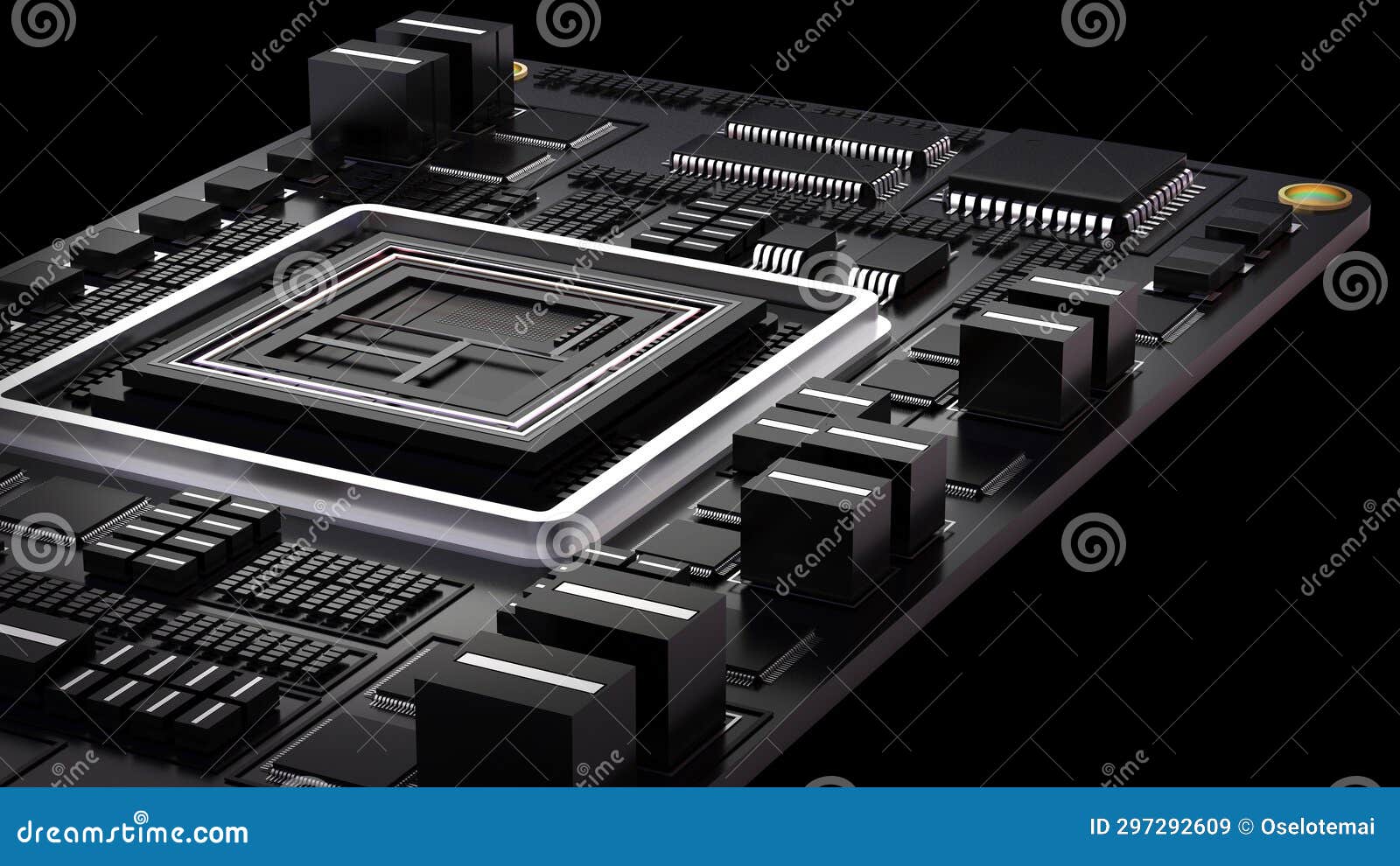 Computer System Connection Point,Abstract Technology of Central Processing Unit,working ...