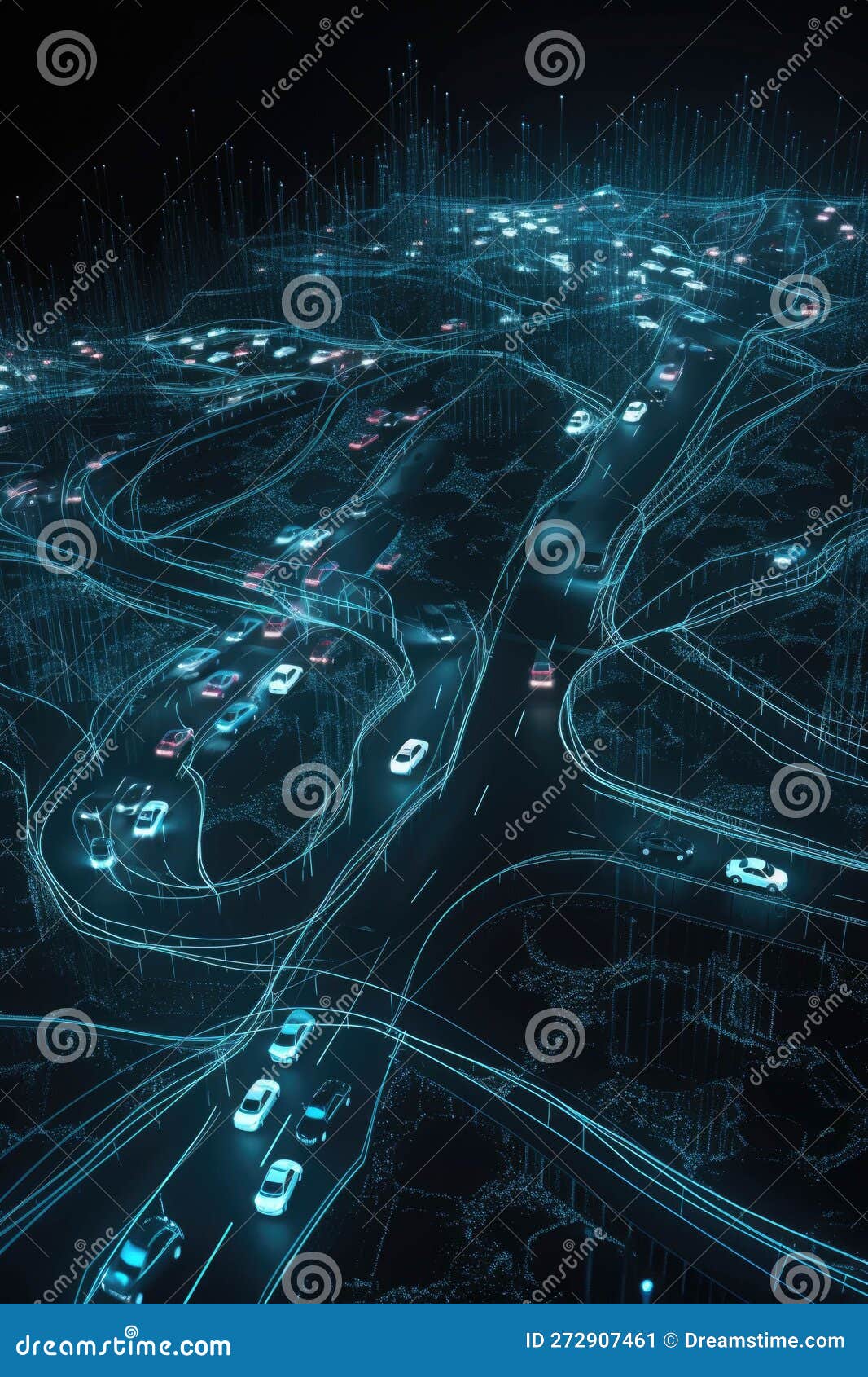 A Computer System Displaying A Highly Intricate Ai Algorithm Tracking