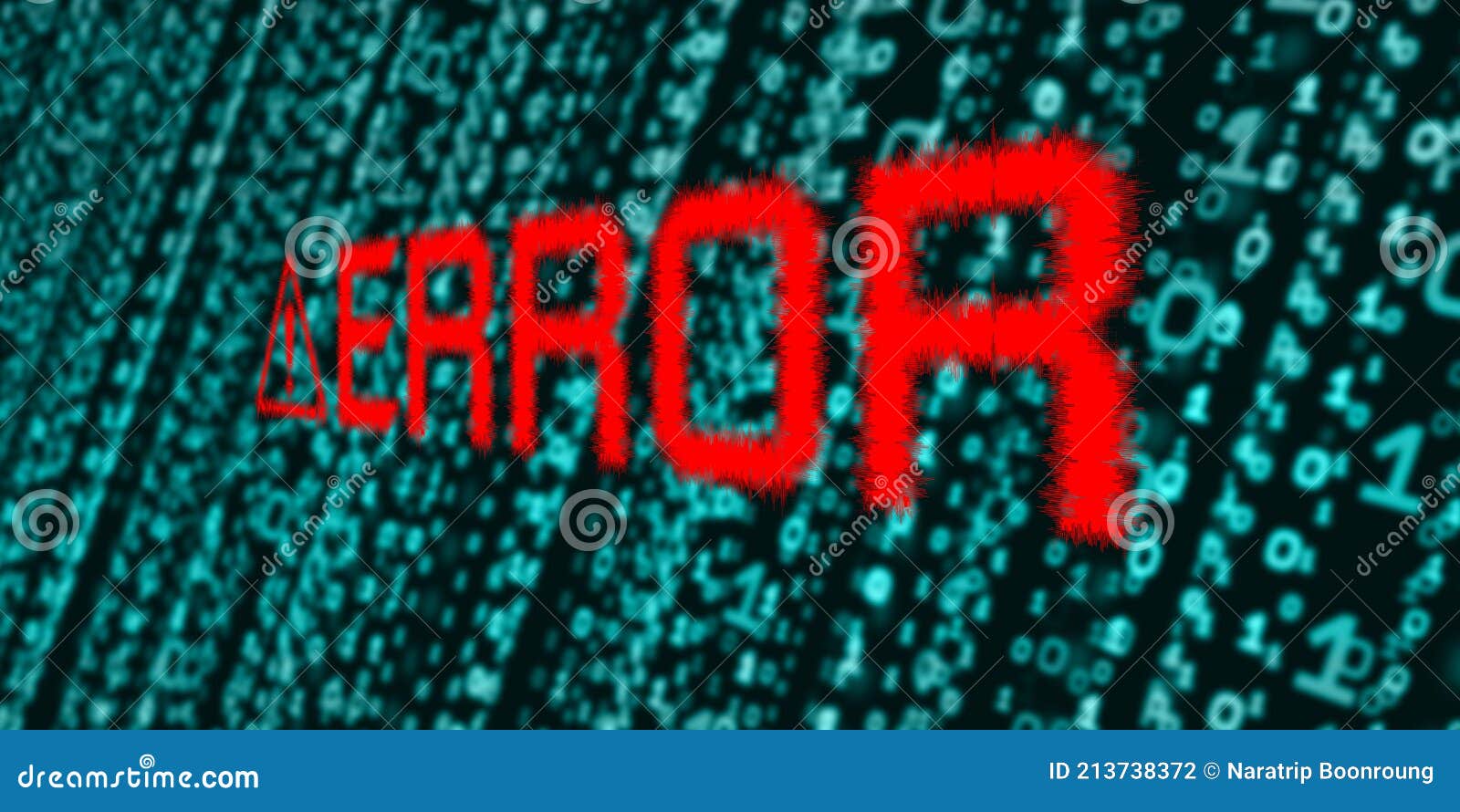 Computer System Errors Glitch Effect Computer Danger Symbols Hacking ...