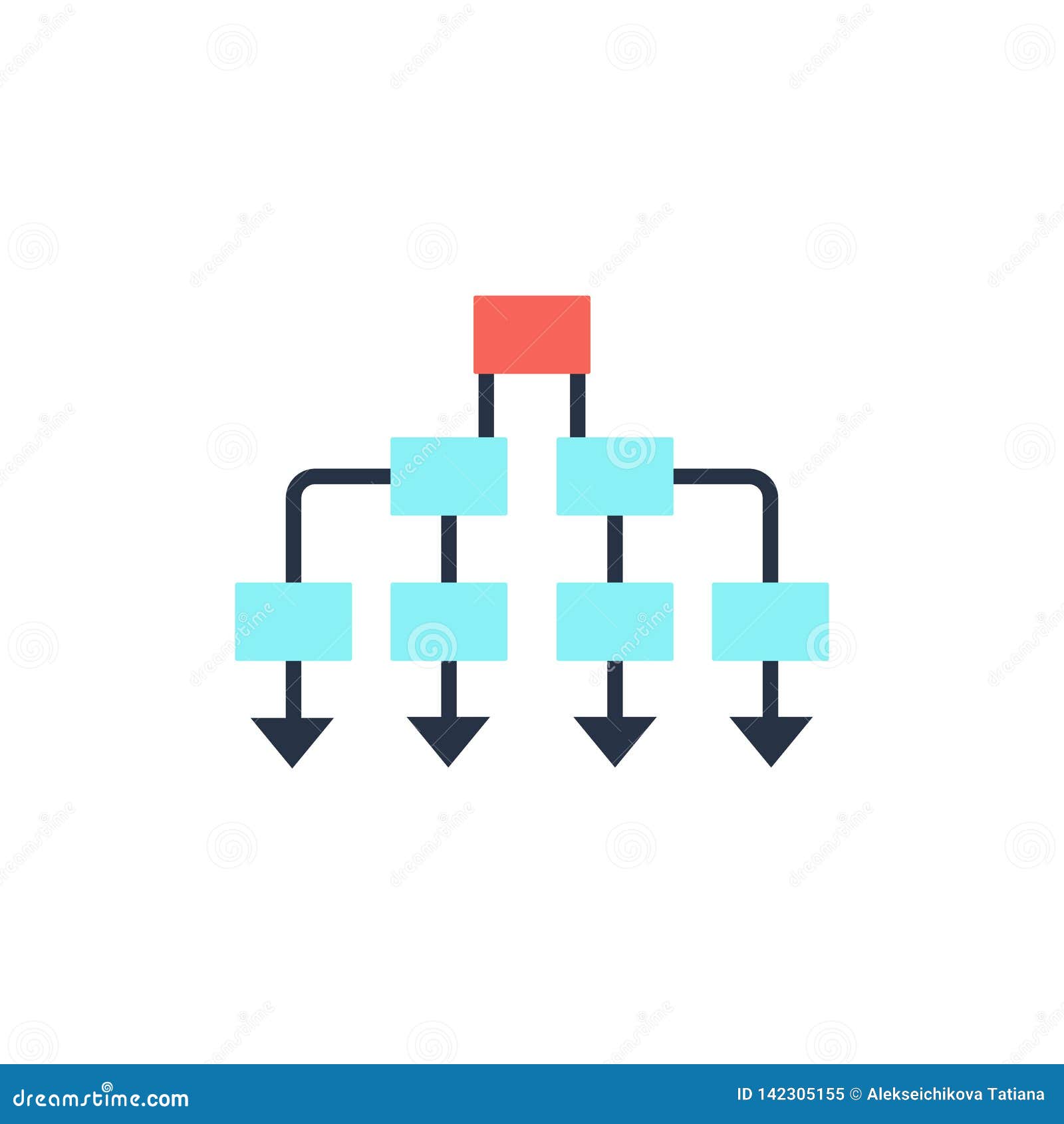 Computer System Outline Icon. Stock Vector - Illustration of connect ...