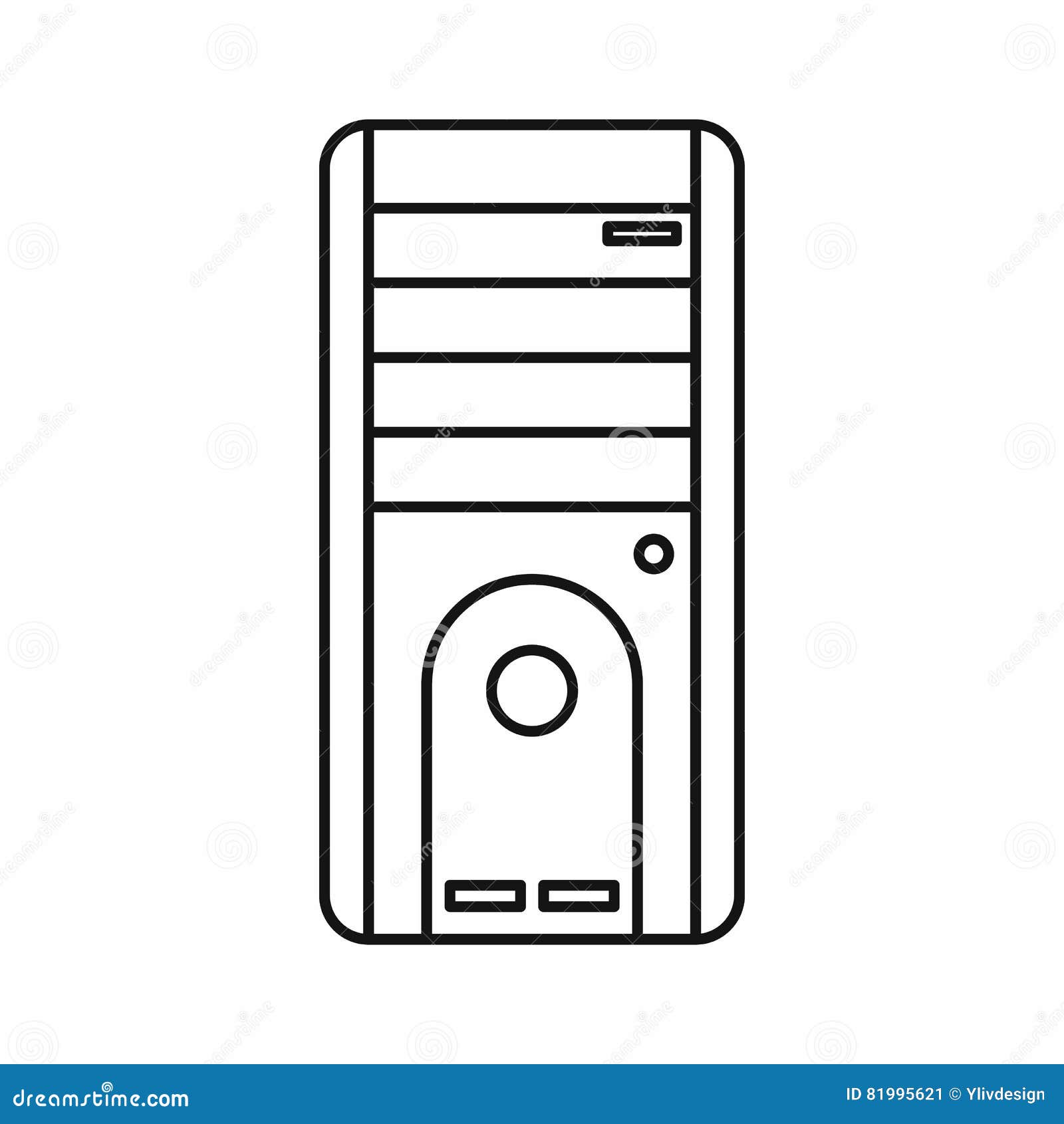 Computer System Unit Icon, Outline Style Cartoon Vector | CartoonDealer ... Computer System Unit Icon, Outline Style Cartoon Vector | CartoonDealer ...