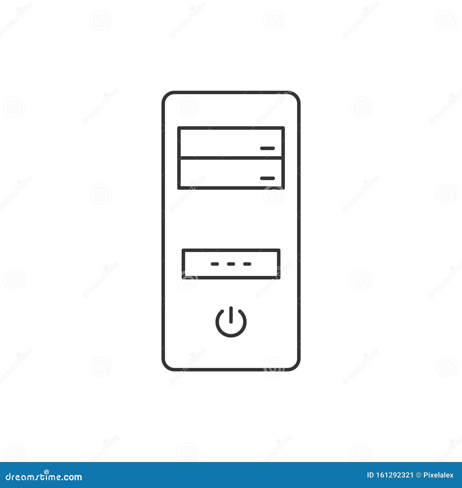 AC Unit Linear Icon Royalty-Free Cartoon | CartoonDealer.com #337268099