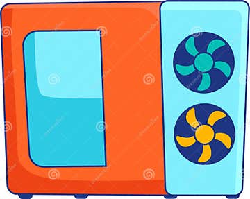 Computer System Unit stock illustration. Illustration of work - 354447418