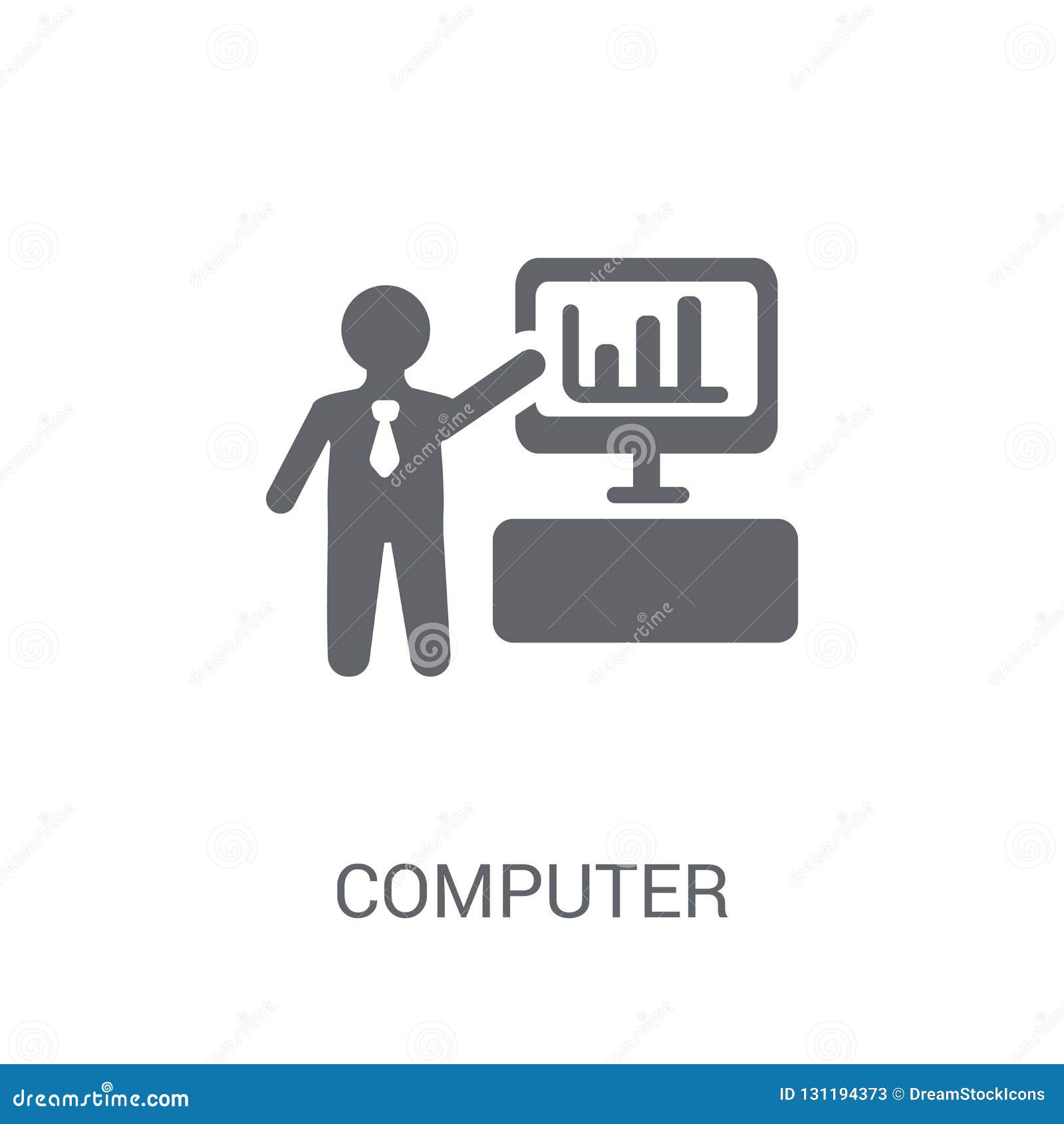 Computer Systems Analyst Icon. Trendy Computer Systems Analyst L Stock ...