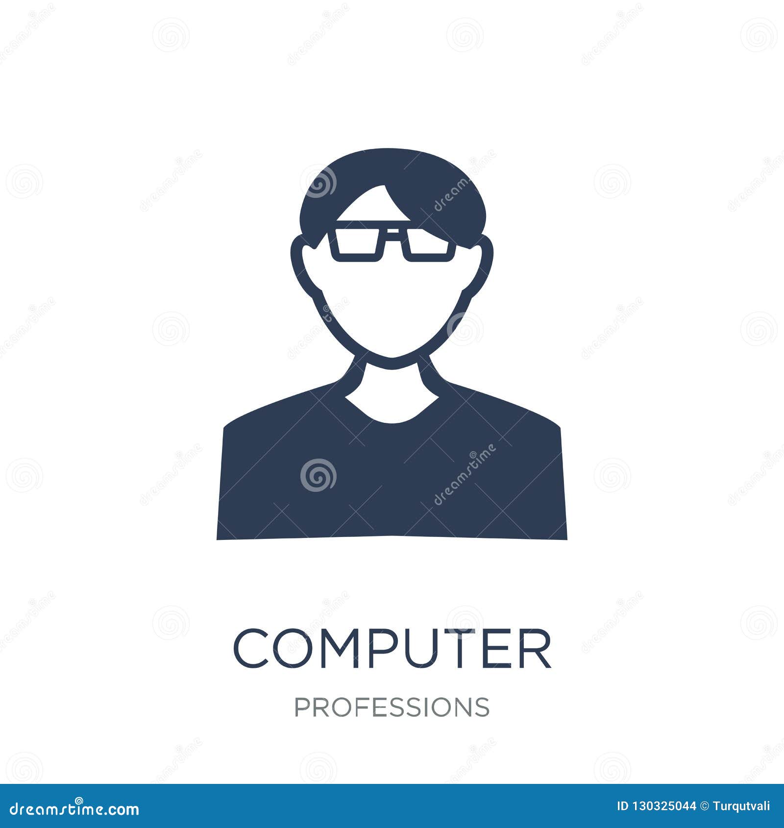 Computer Systems Analyst Icon. Trendy Flat Vector Computer Systems ...