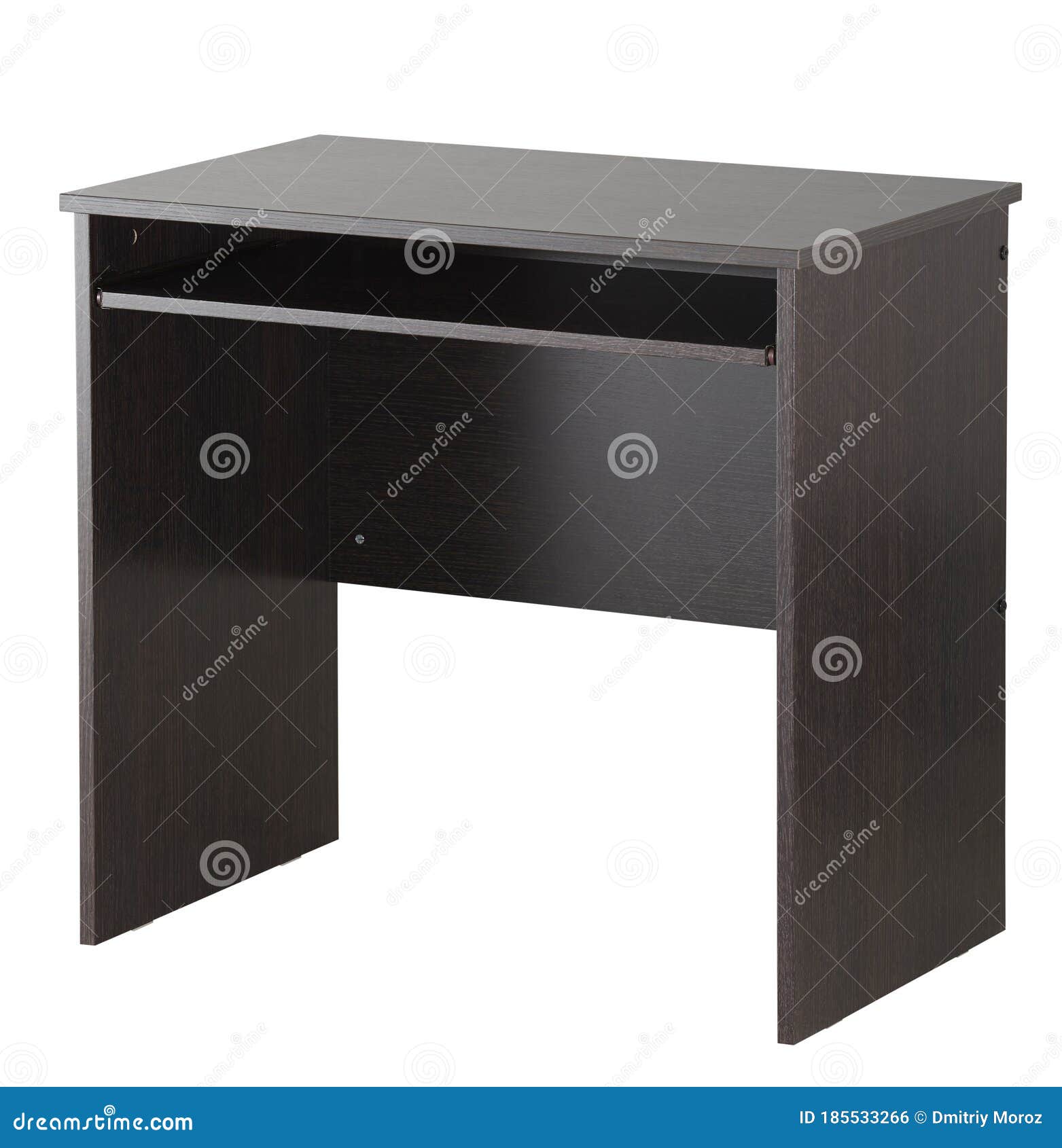 Computer table isolated stock photo. Image of room, closeup - 185533266