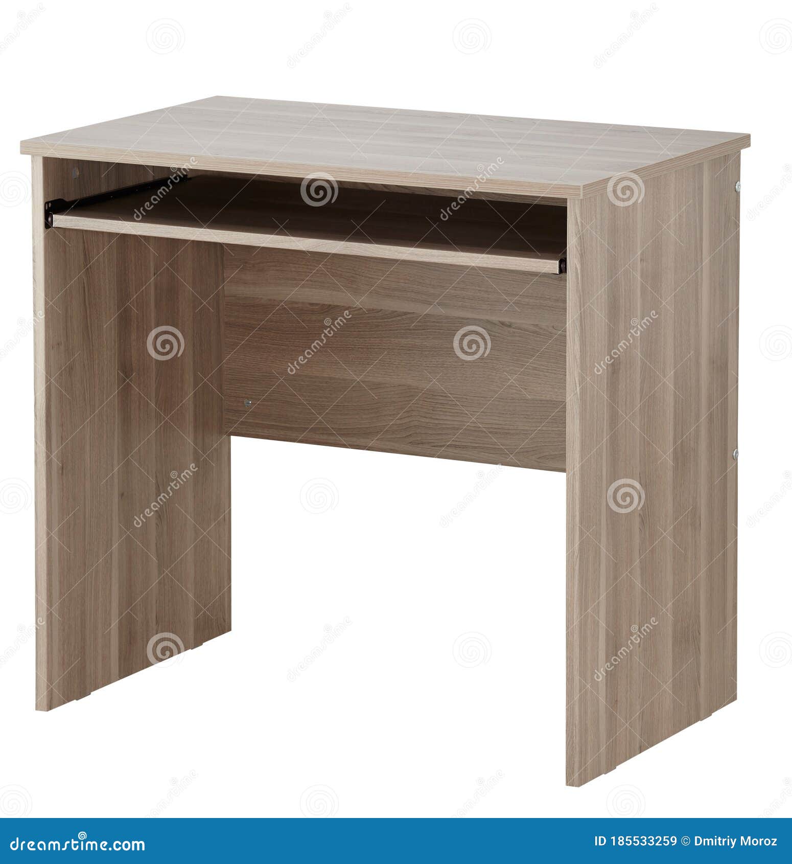 Computer table isolated stock image. Image of grey, equipment - 185533259