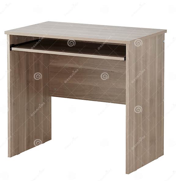 Computer table isolated stock image. Image of grey, equipment - 185533259