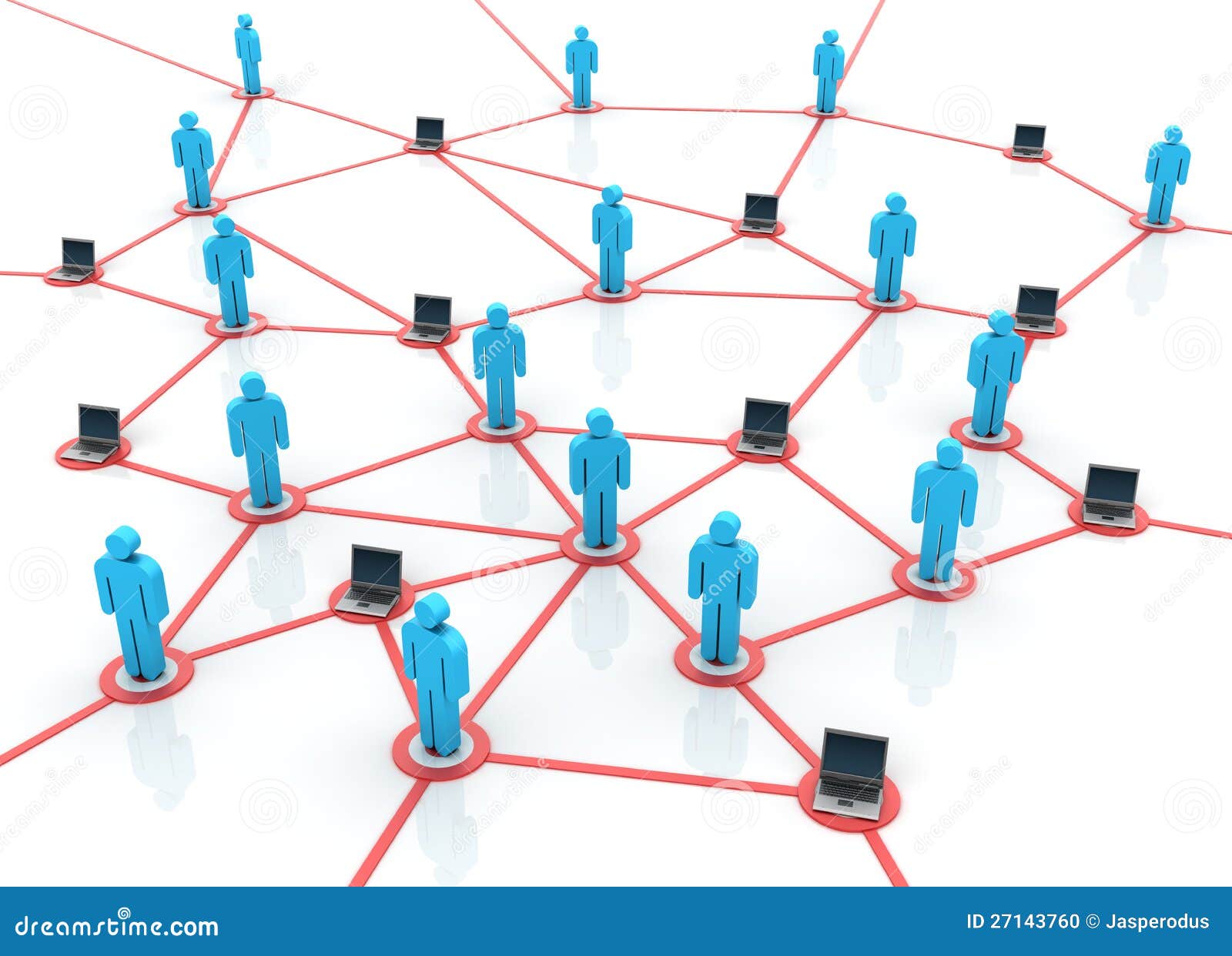 Computer Teamwork stock illustration. Illustration of organization ...