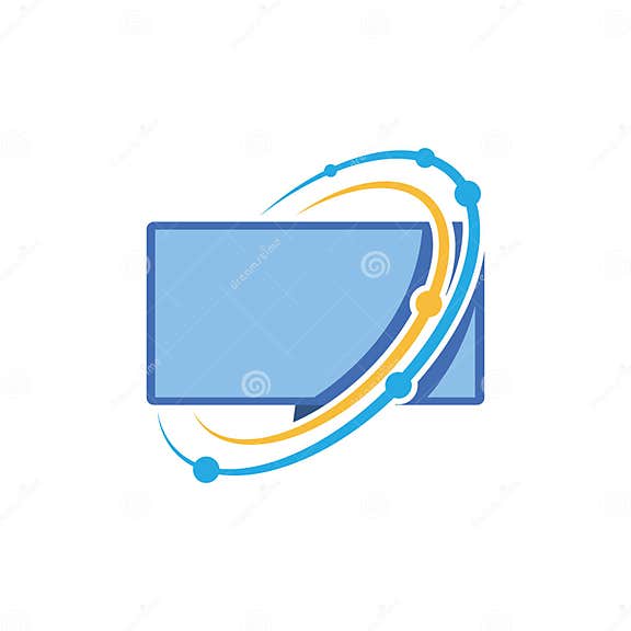 Computer tech logo stock vector. Illustration of smart - 326094179
