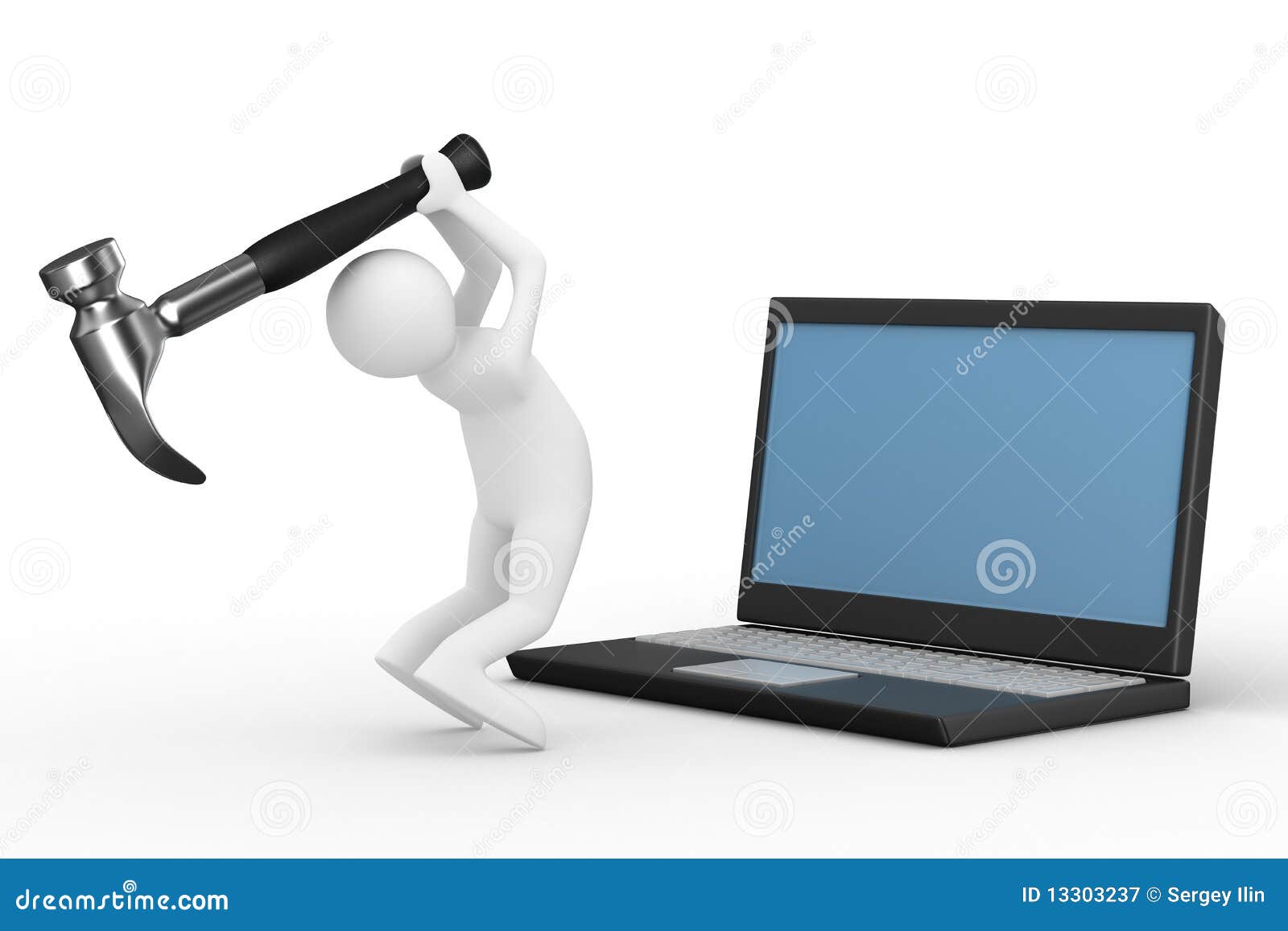 Computer technical service stock illustration. Illustration of customer ...
