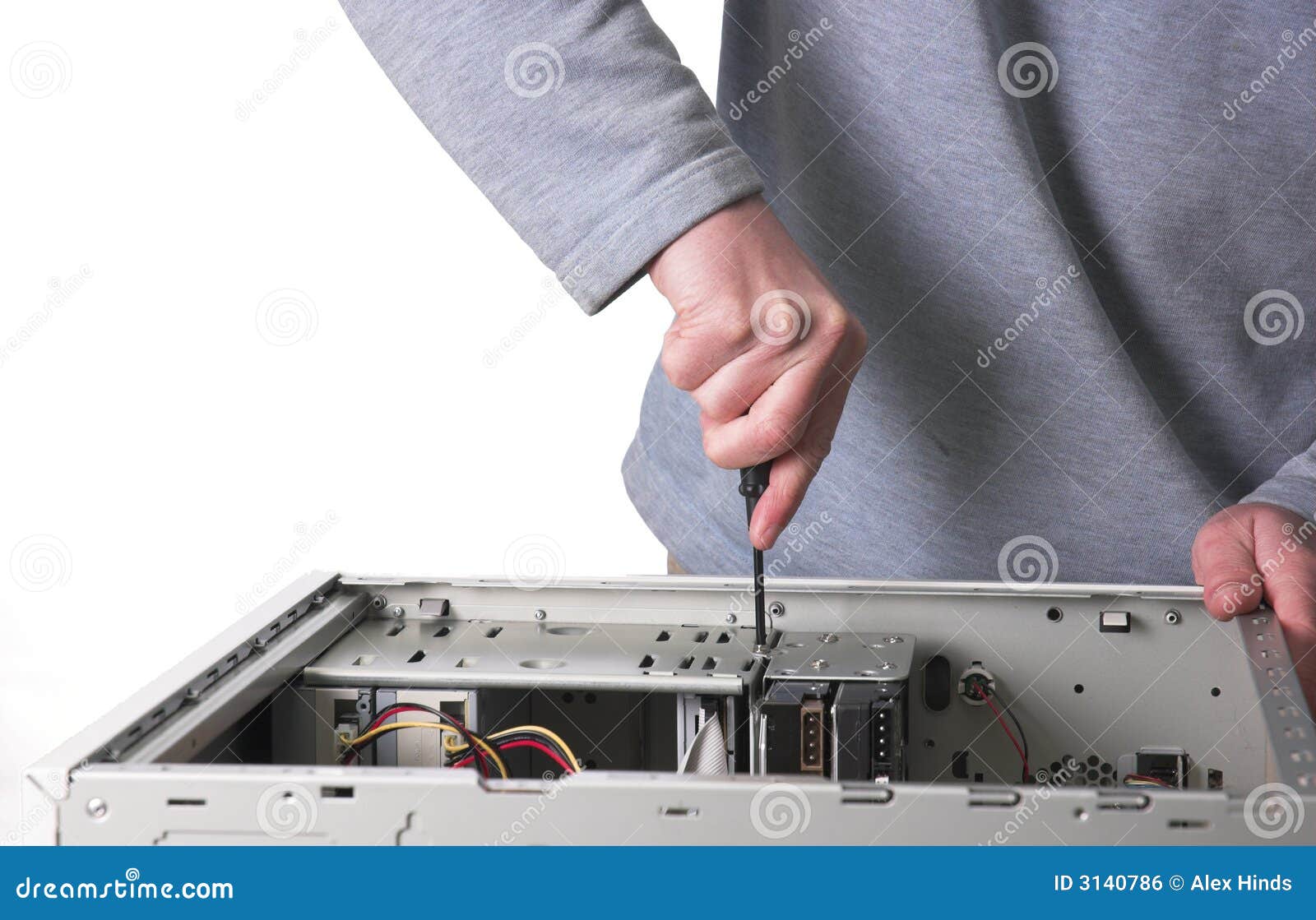 Computer technician stock photo. Image of capacity, working - 3140786
