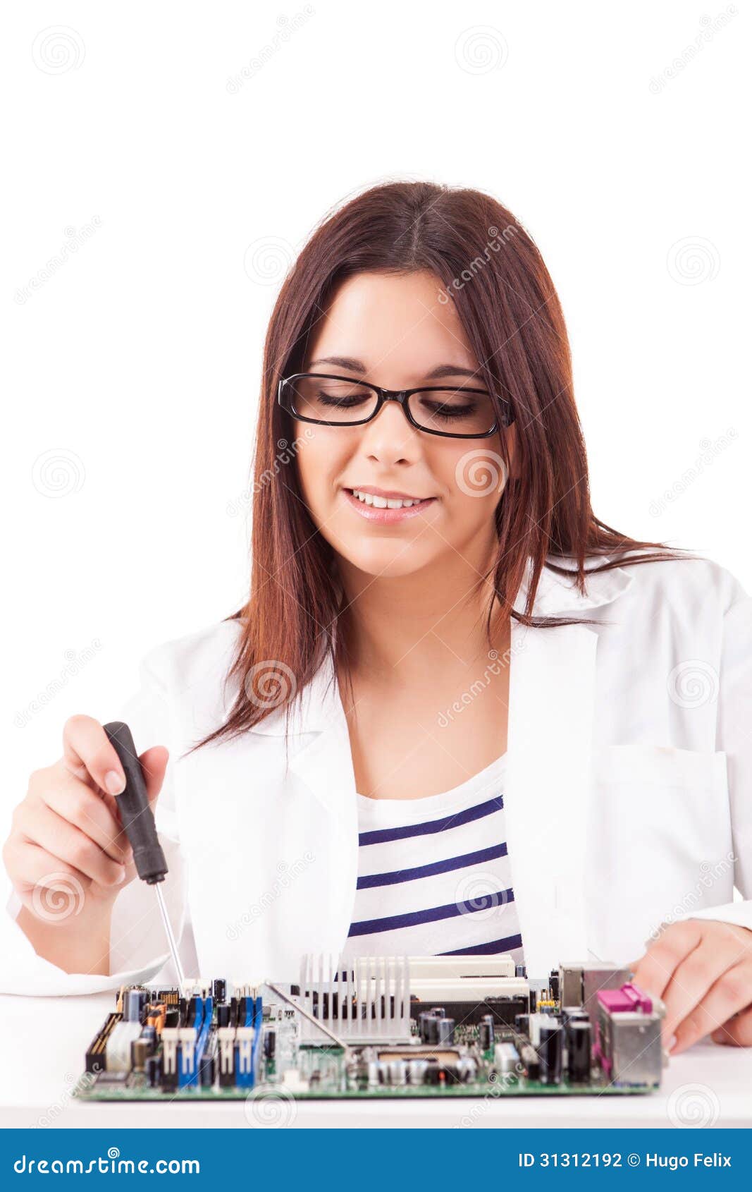 Computer technician stock photo. Image of maintenance - 31312192