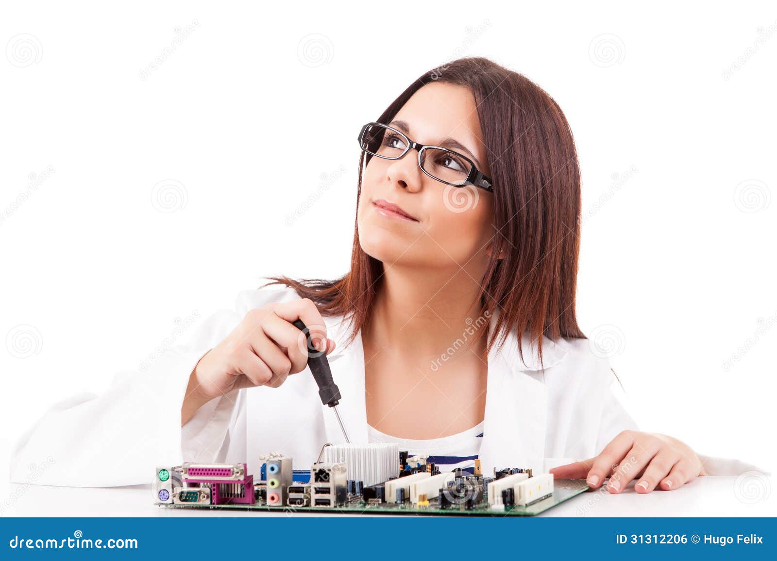 Computer technician stock photo. Image of hand, industry - 31312206