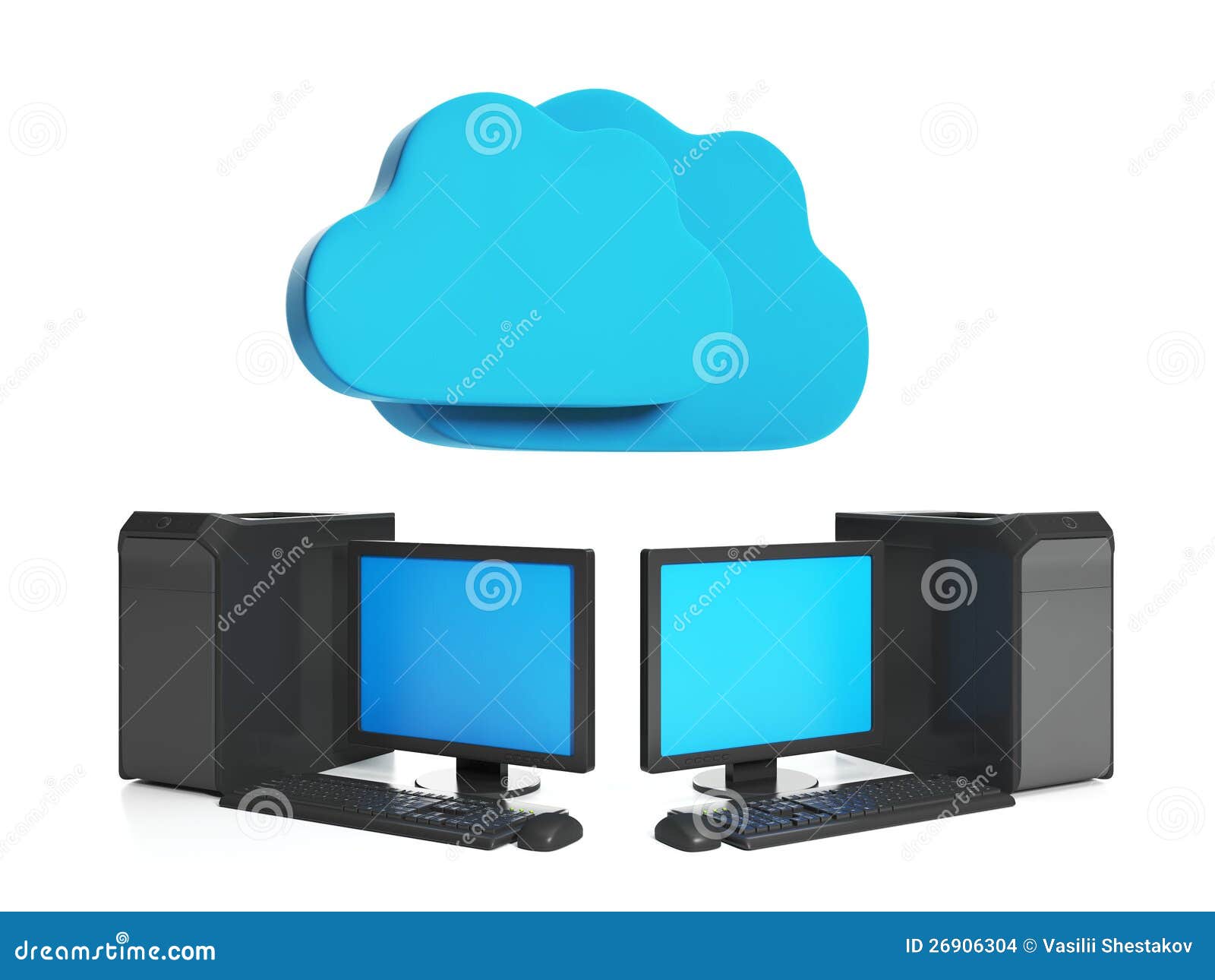 Computer technologies stock illustration. Illustration of liquidcrystal ...