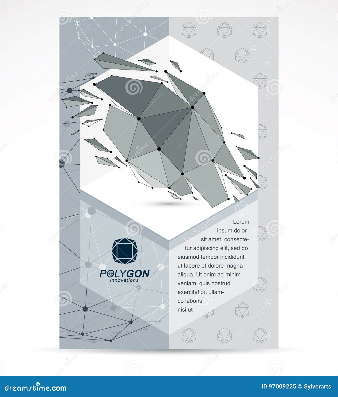 Computer Technologies Creative Advertisement Brochure. Vector Ab Stock ...