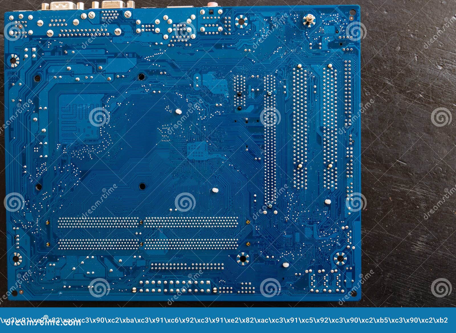Computer Technologies and Details of Personal Computers. Stock Photo ...