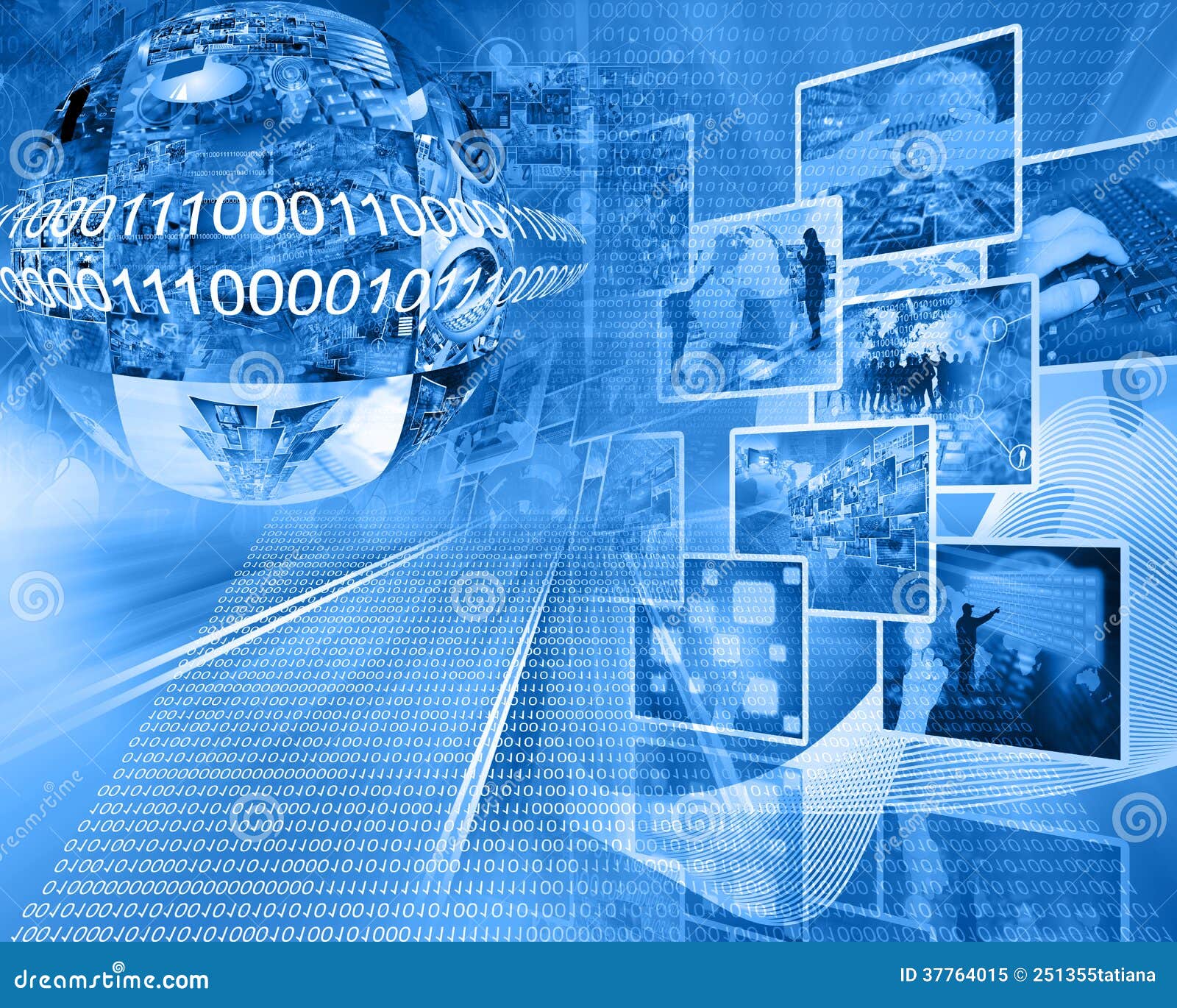 Computer Technology stock illustration. Illustration of future - 37764015