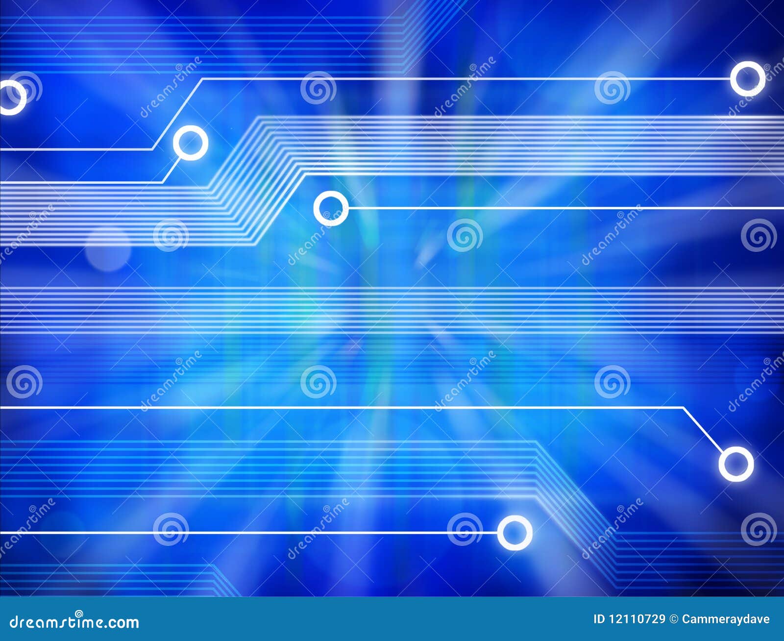 Computer Technology Abstract Background Stock Illustration ...