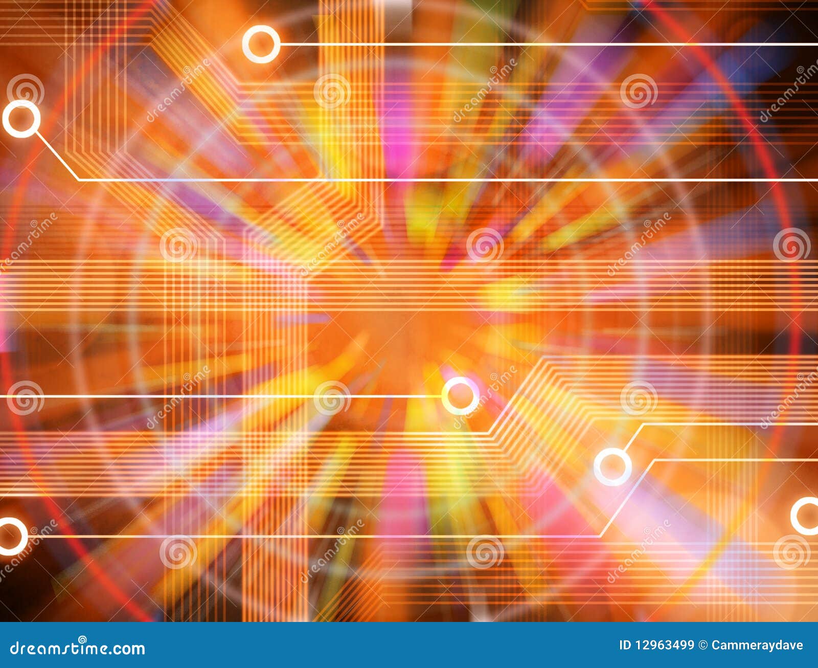 Circuit Board Technology Background Stock Illustration - Illustration ...