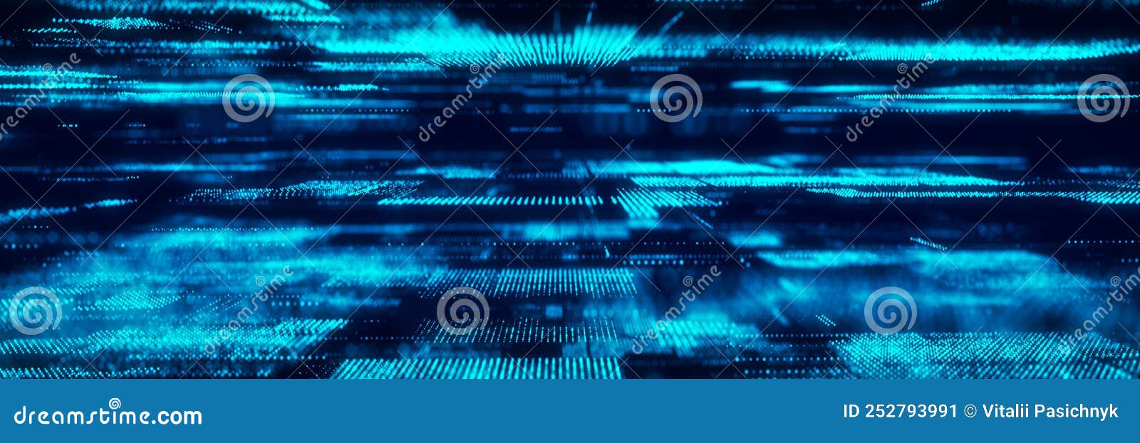 Computer Technology Background. Digital Data Flow. Network Connection Structure. Big Data ...