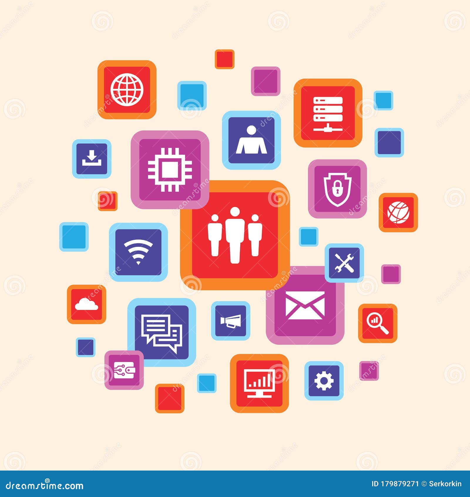 Communication Layout Stock Illustrations – 134,252 Communication Layout ...