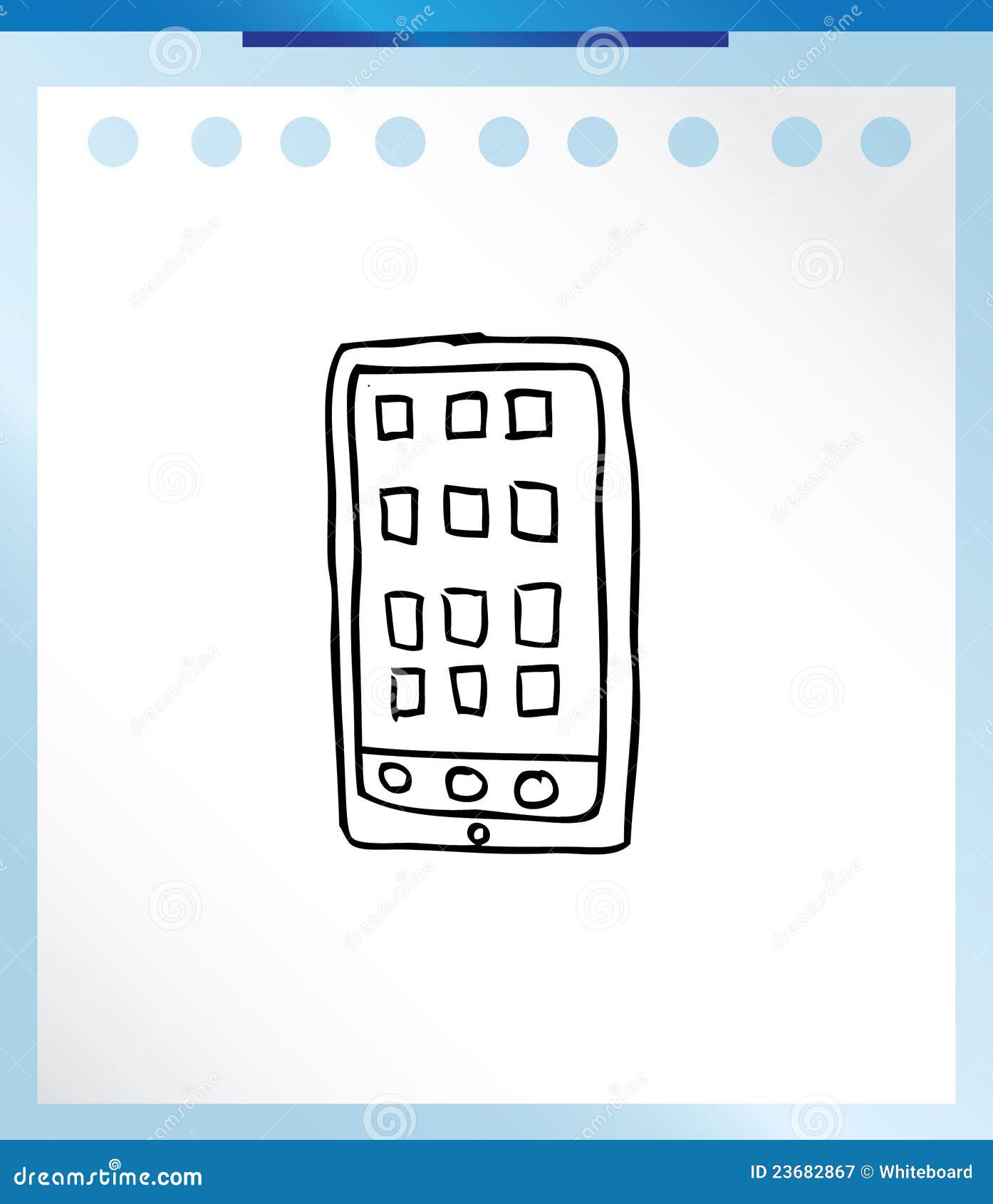Computer Technology Cartoon Doodle Stock Illustration - Illustration of ...
