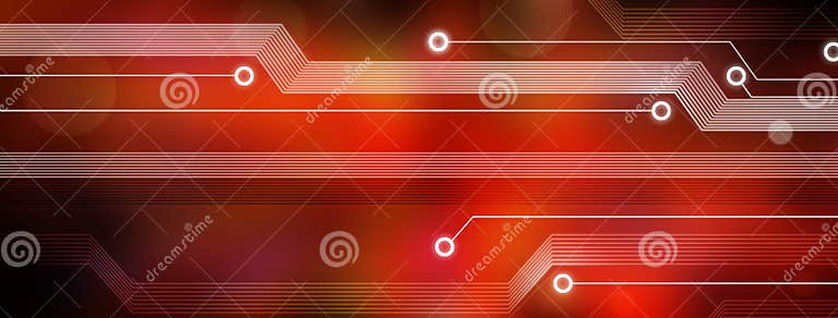 Computer Technology Circuit Banner Background Stock Photo - Image of ...