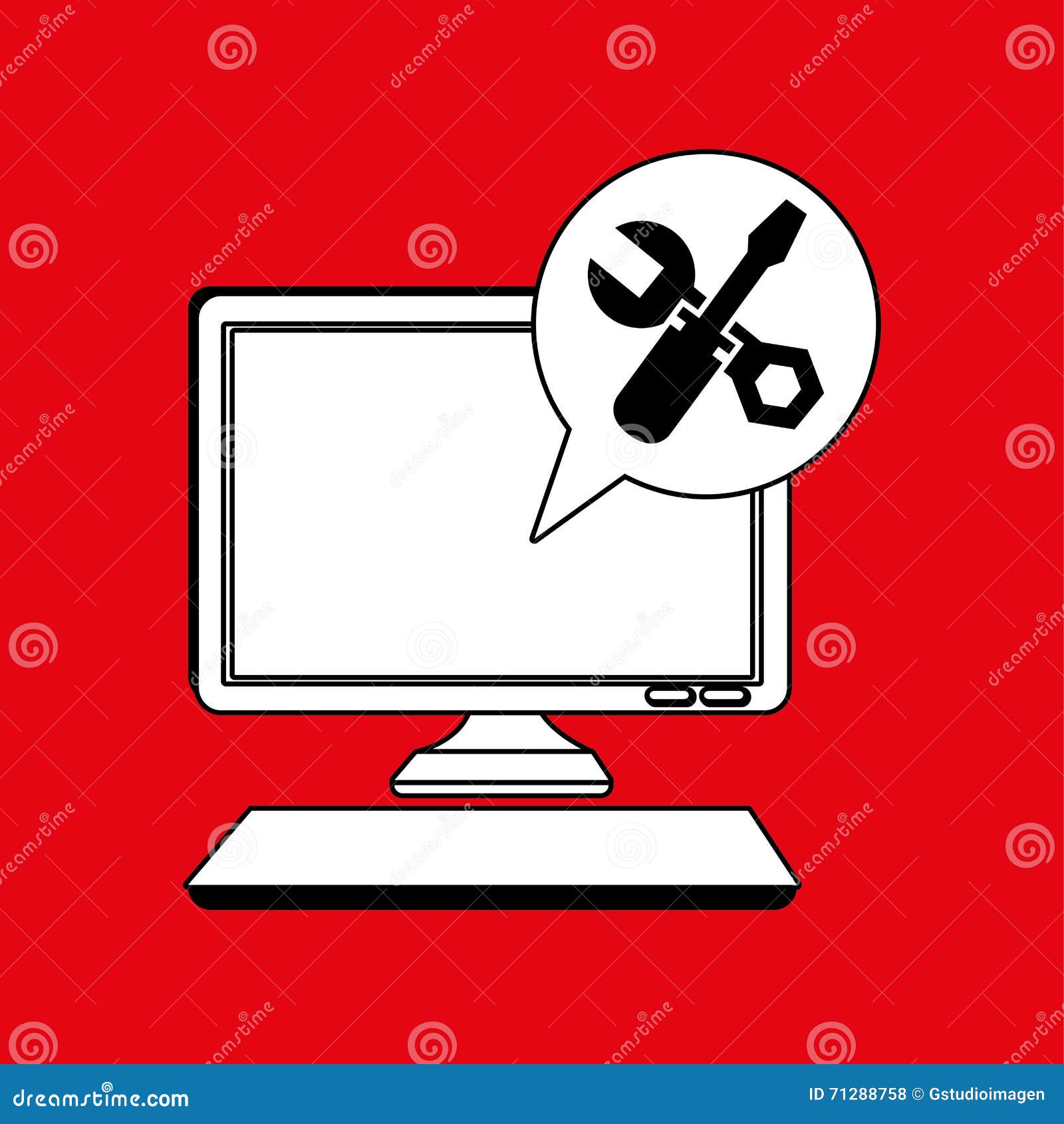 Computer technology design stock illustration. Illustration of business ...