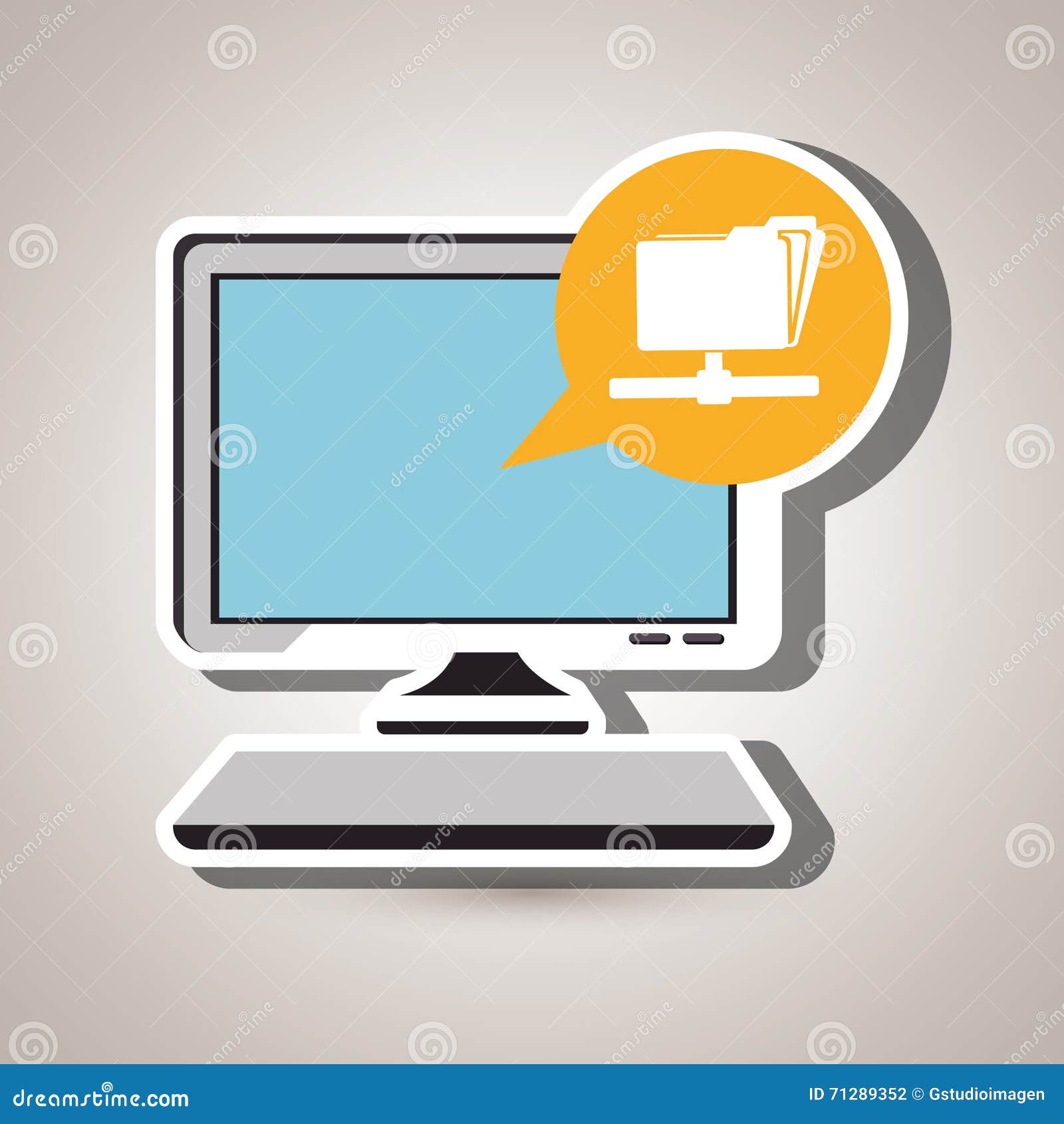 Computer technology design stock illustration. Illustration of business ...