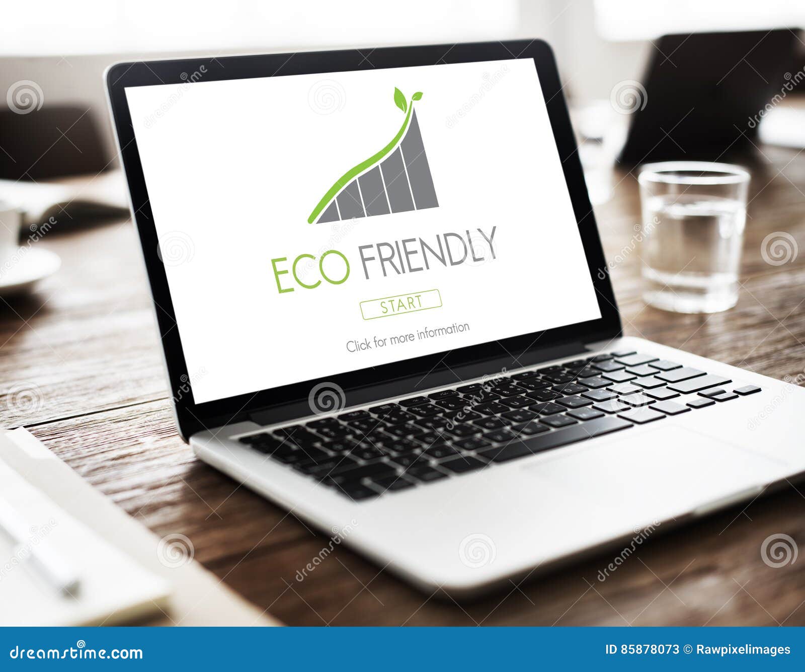 Computer Technology Eco Friendly Graphic Concept Stock Image - Image of ...