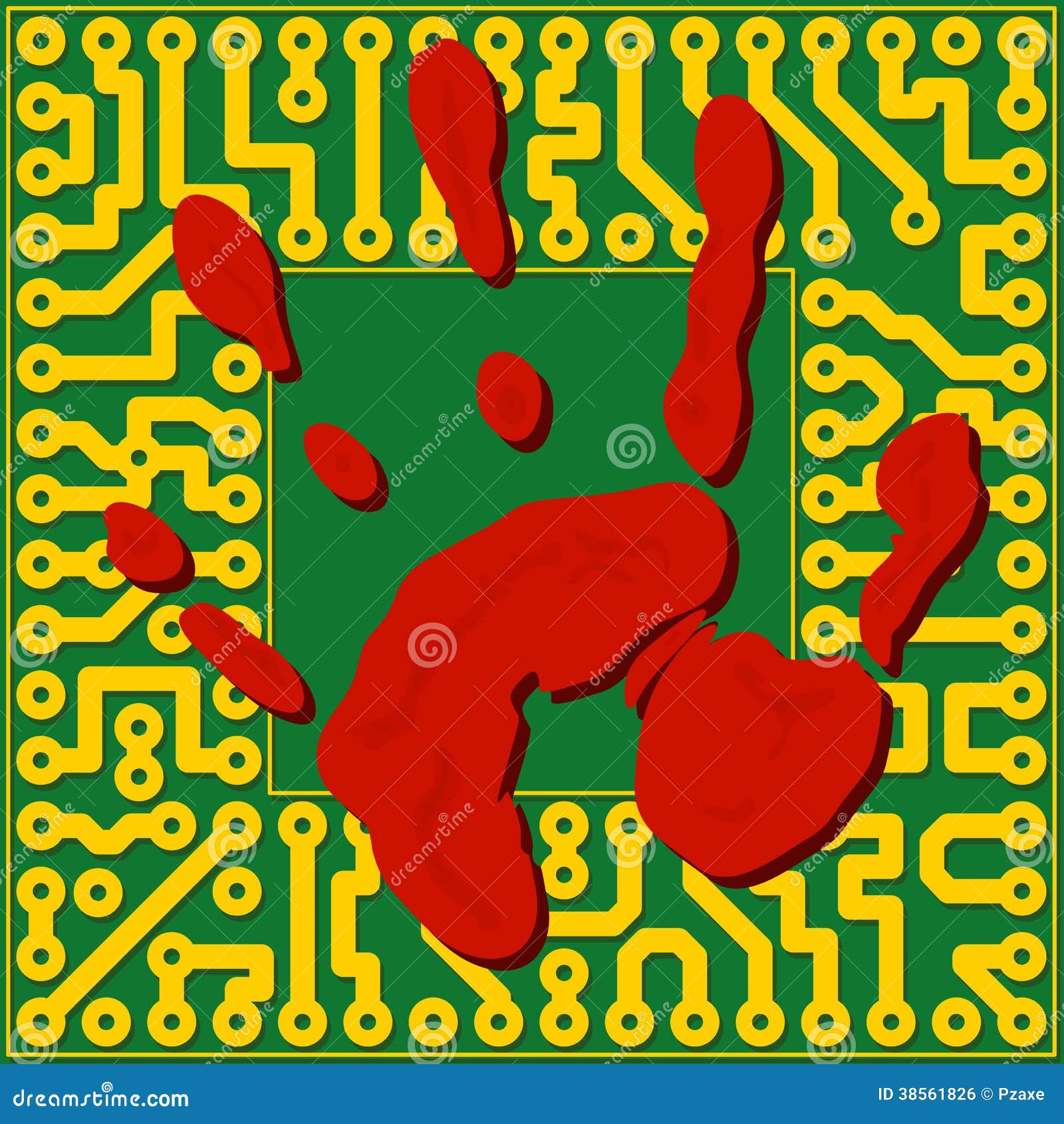 Ink Fingerprinting Stock Illustrations – 17 Ink Fingerprinting Stock ...