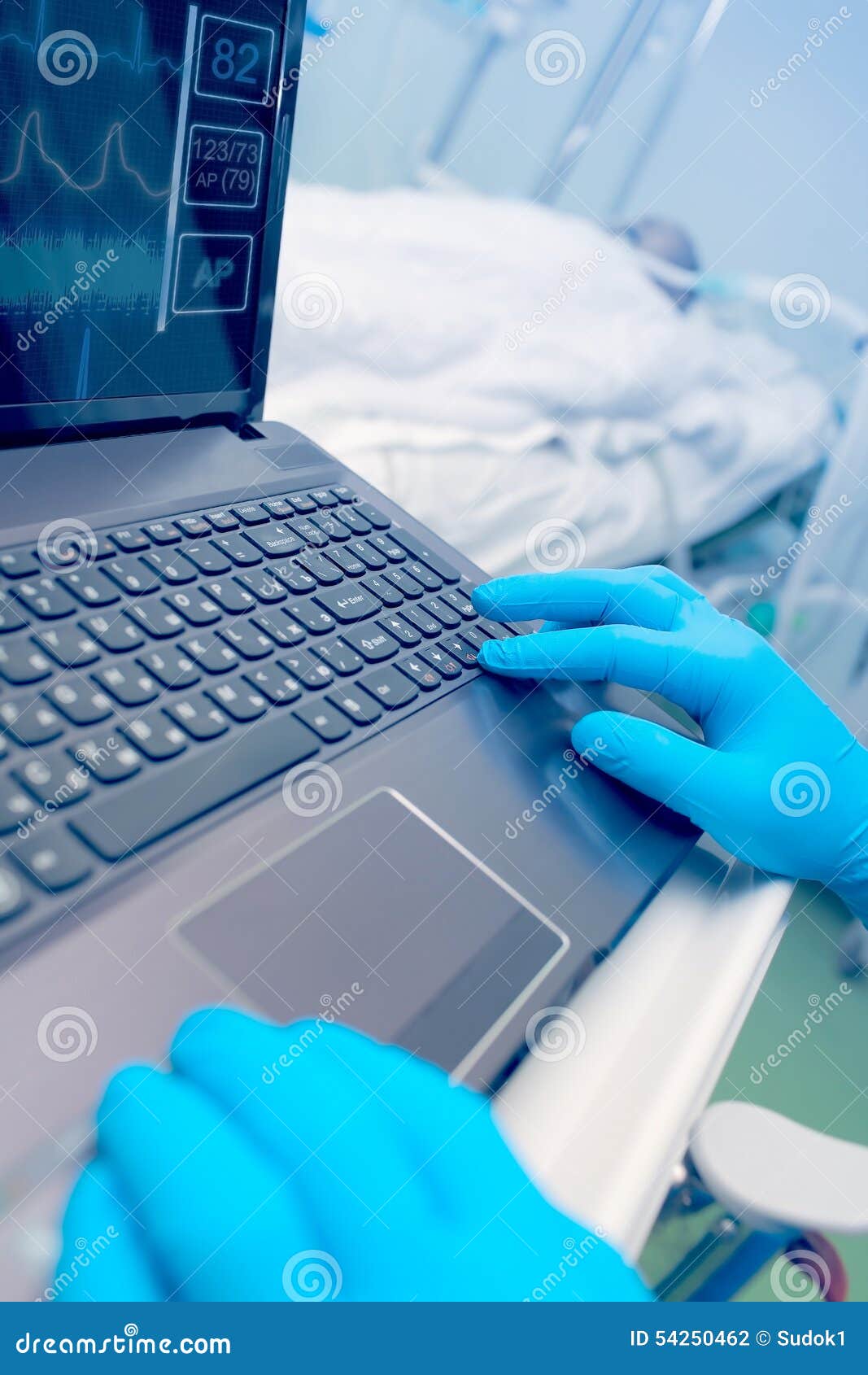 Computer Technology in Medical Service Stock Photo - Image of hospital ...