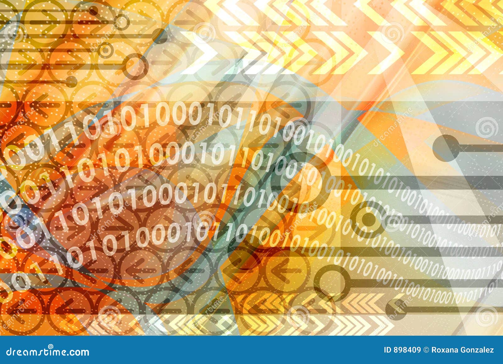 Computer technology mix stock illustration. Illustration of internet ...