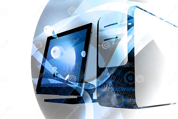 Computer Technology Mix - Blue Stock Illustration - Illustration of keypad, connection: 902550